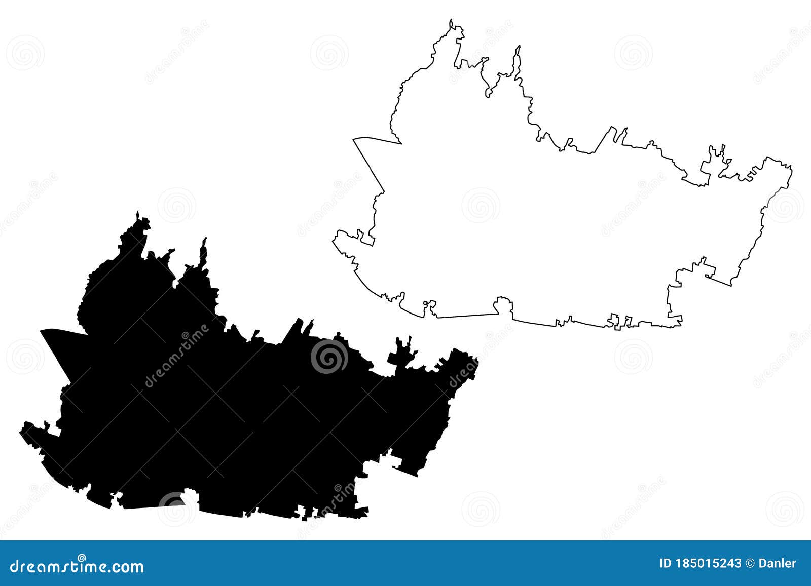 Bandung City Republic of Indonesia, Java Island Map Vector Illustration ...