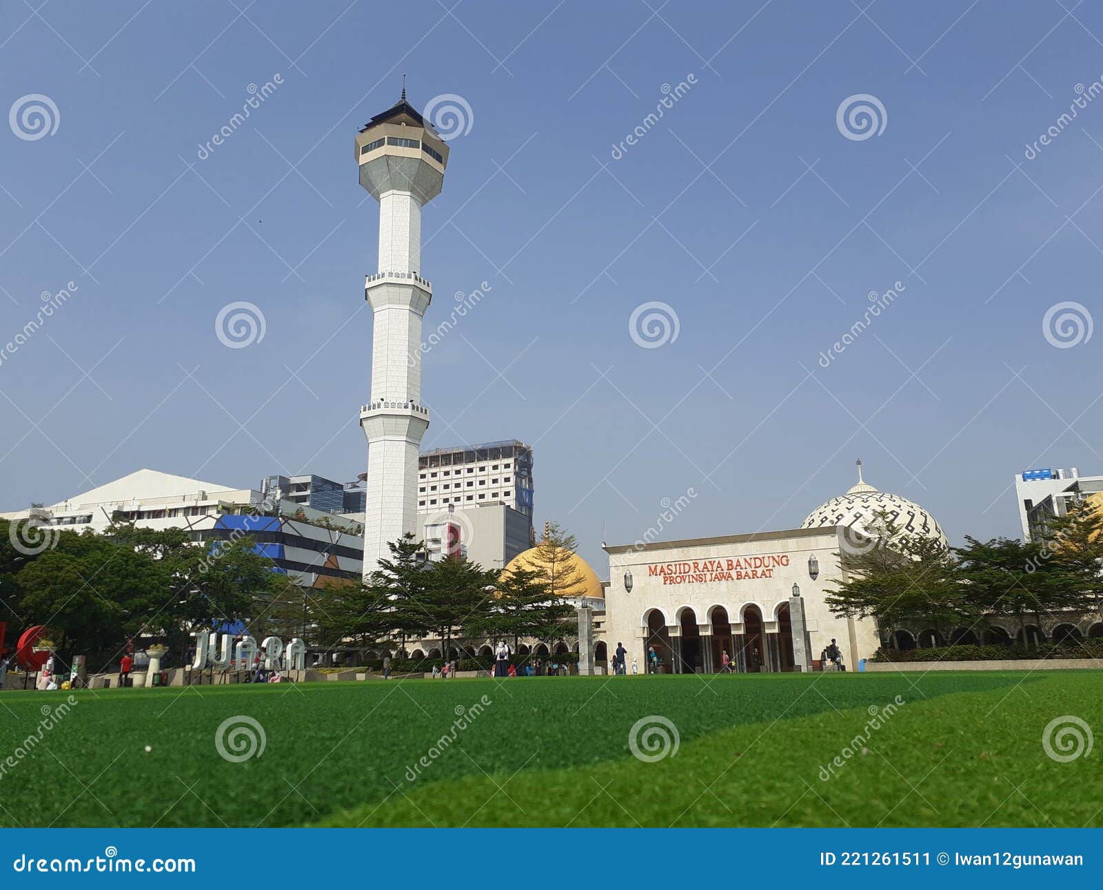 BANDUNG, INDONESIA - JUNE 15th, 2021 - Great Mosque of Bandung ...