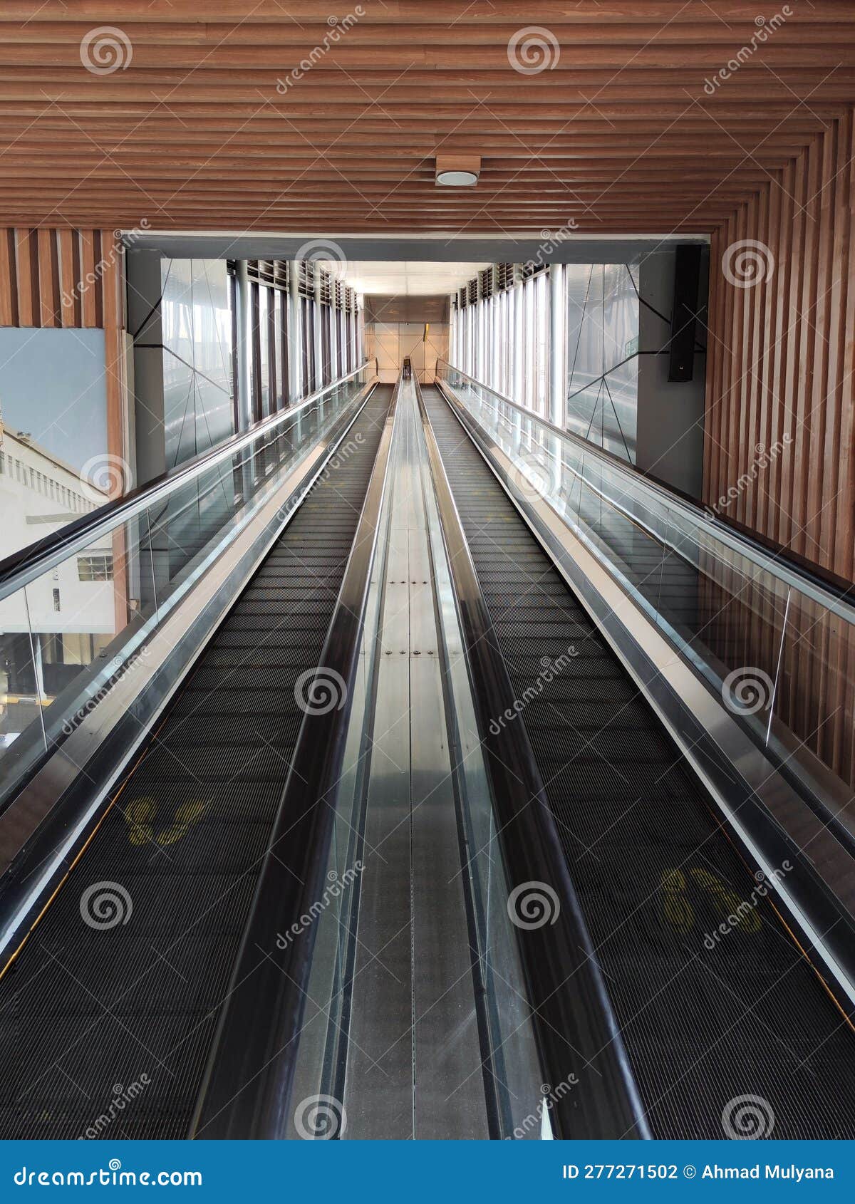 Modern elevator stock photo. Image of escalators, building - 277271502