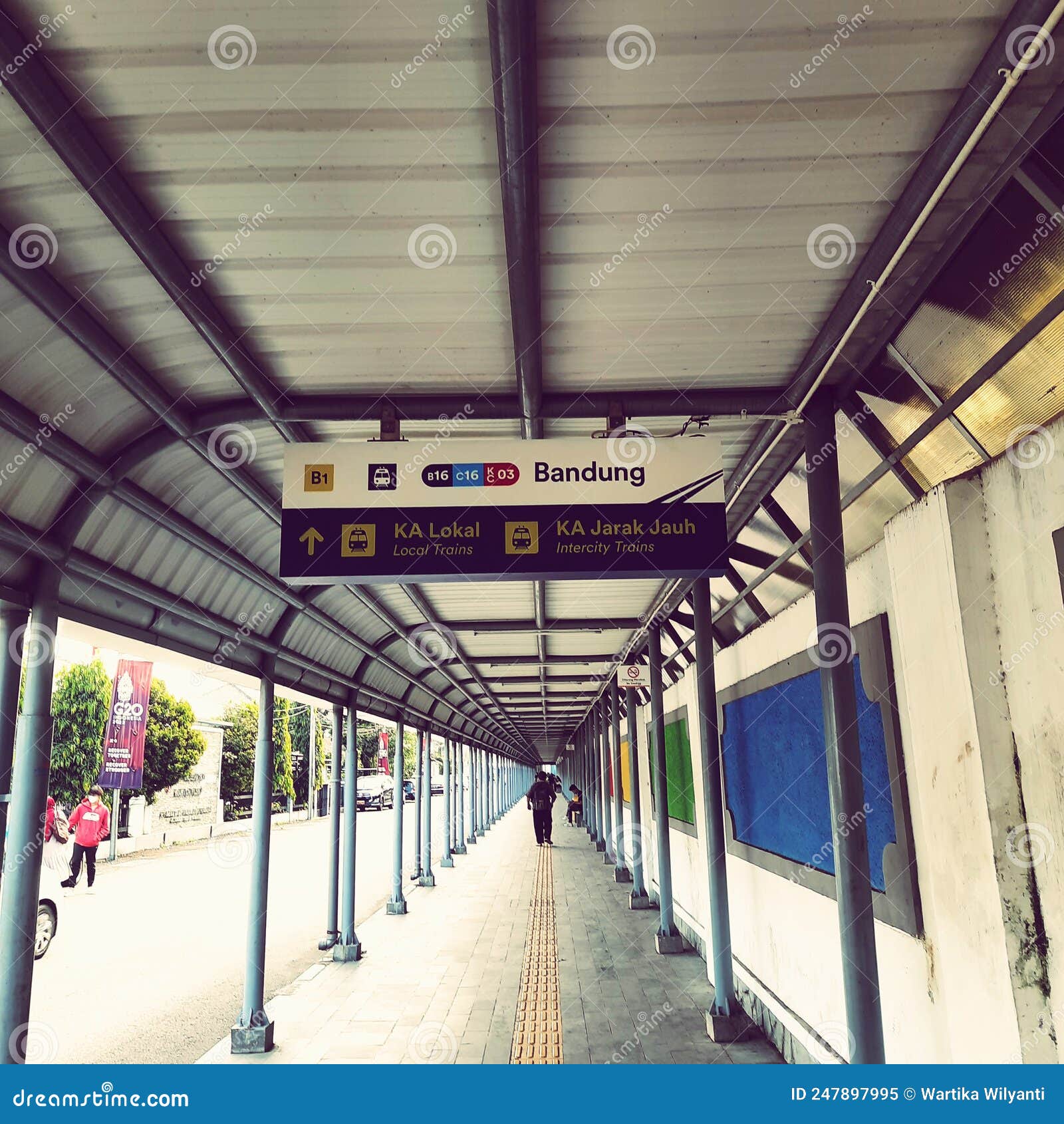Bandung station west java editorial image. Image of arena - 247897995
