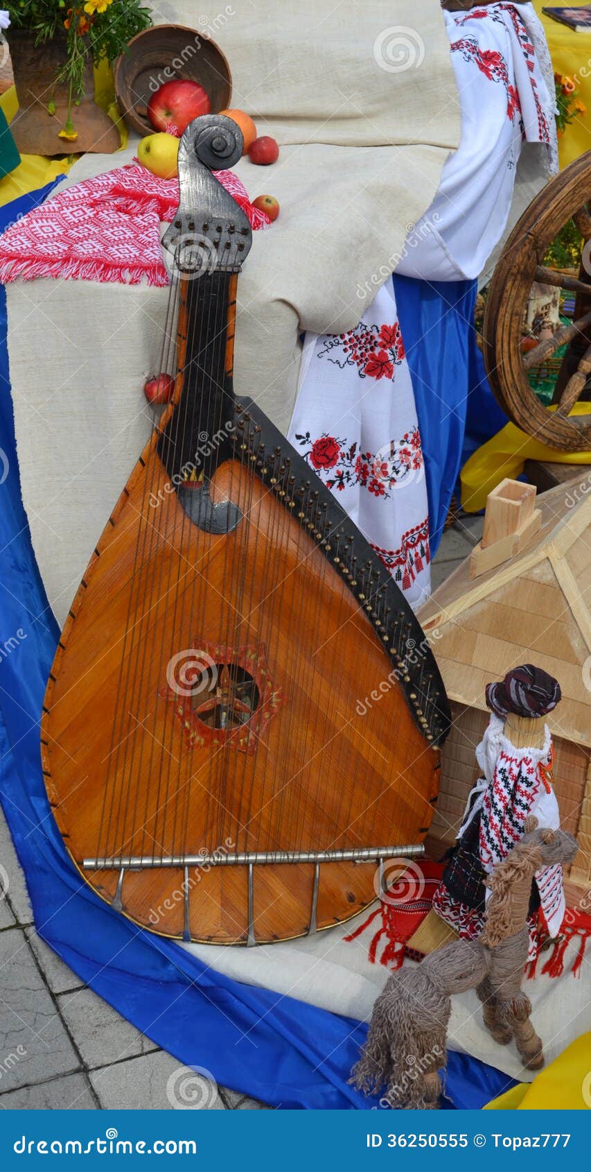 Bandura Do Instrumento Musical Imagem de Stock - Imagem de ...