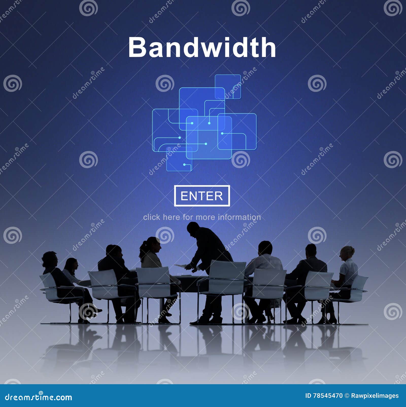 Bandwidth Broadband Connection Data Information Internet Concept Stock ...