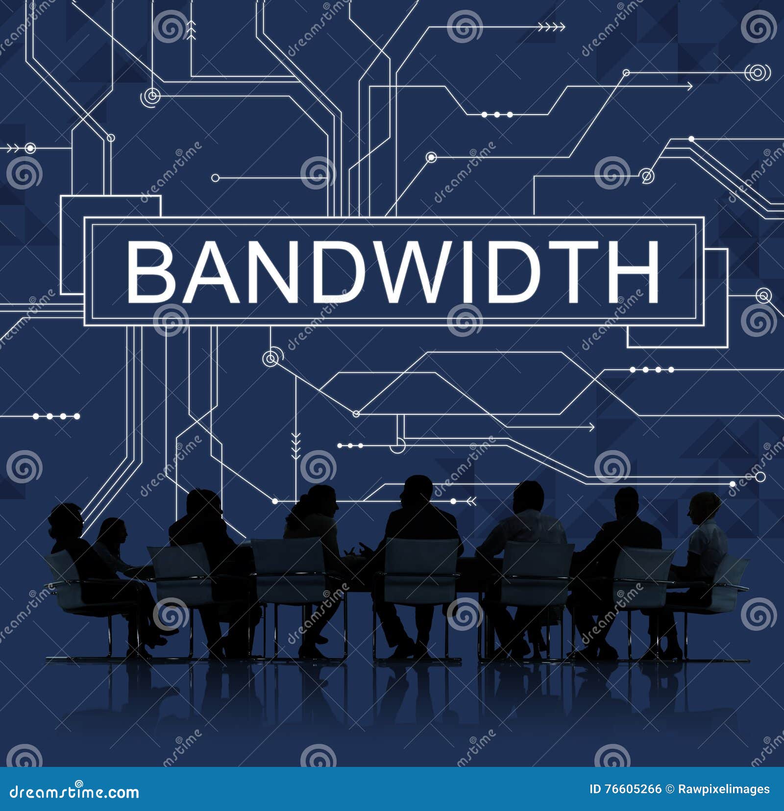 Bandwidth Internet Online Connection Technology Concept Stock Photo ...