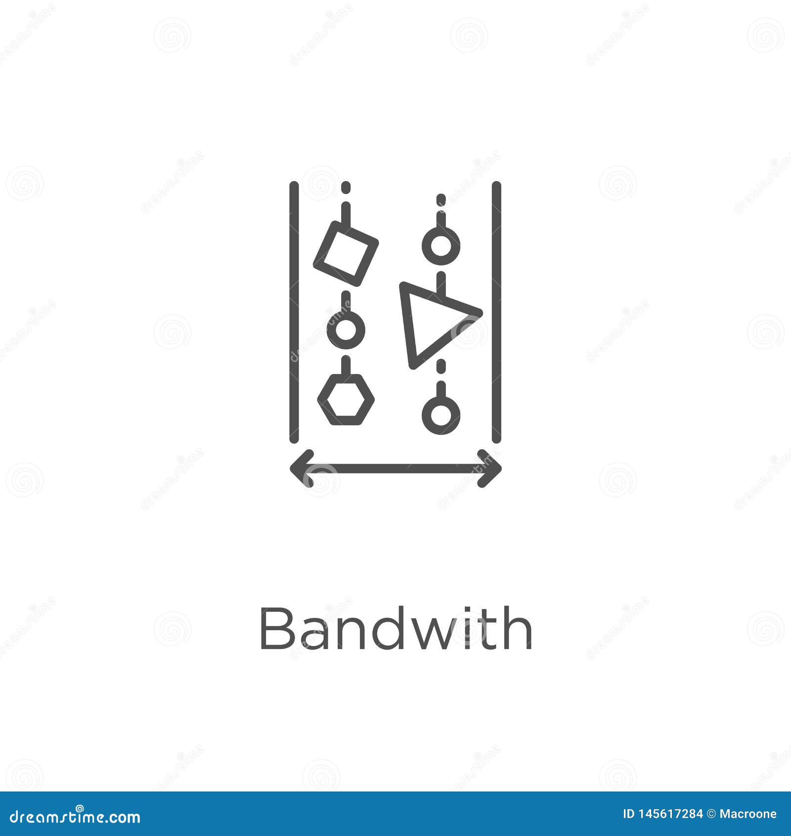 Bandwith Icon Vector from G Collection. Thin Line Bandwith Outline Icon ...
