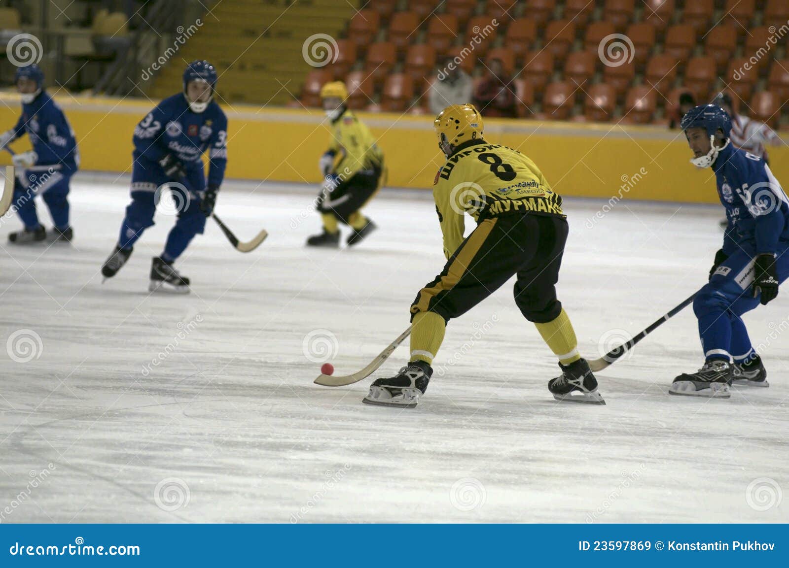 Bandy editorial stock image. Image of rink, moorman, sport - 23597869