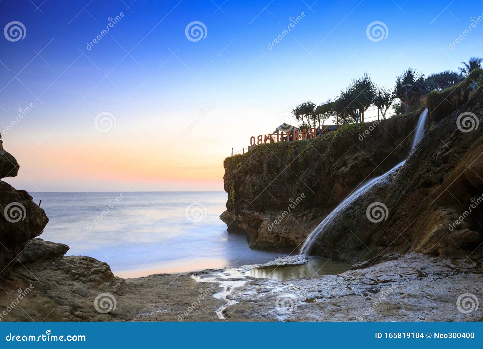 Li Phi Waterfall With SlowSpeed Shutter In Don Khone Stock Photography ...