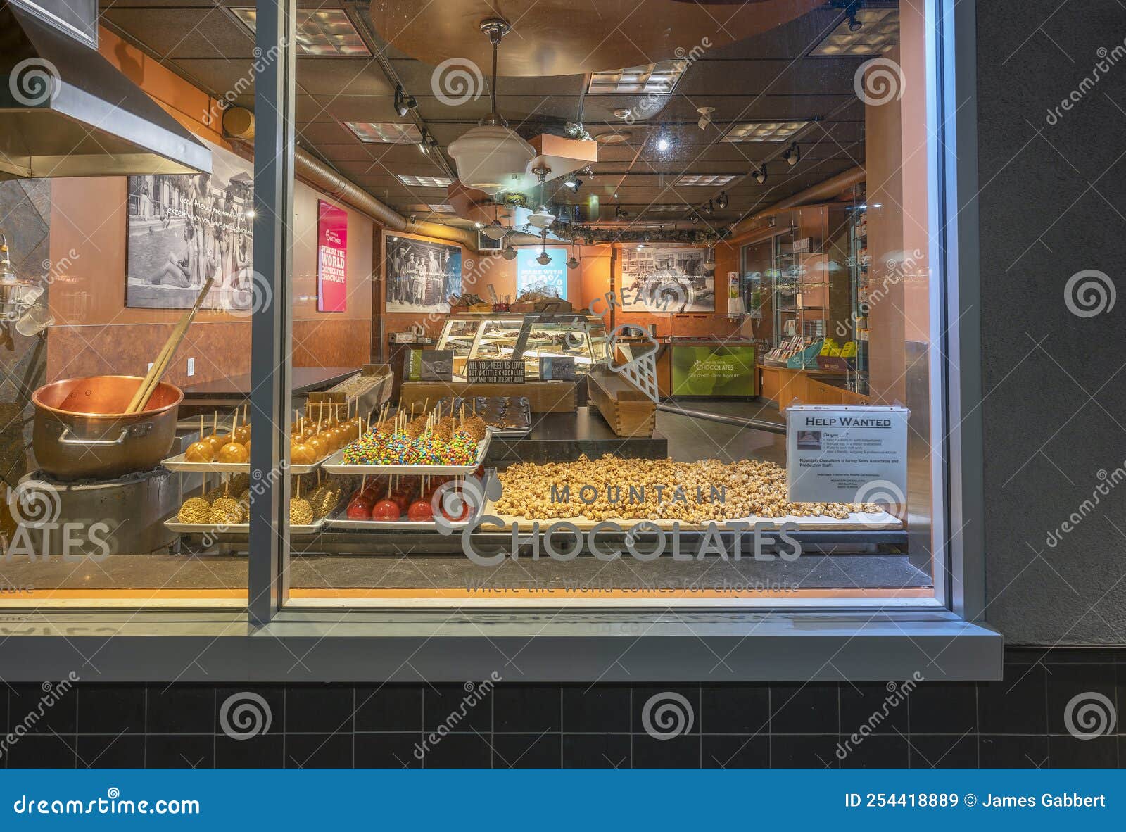 Interior Of Banff Gondola Station Observatory. Sulphur Mountain Summit ...