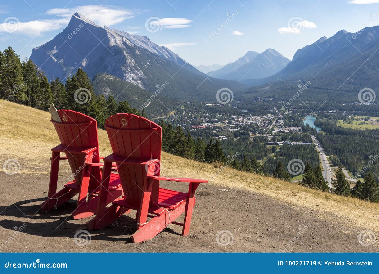Banff Lookout stock image. Image of alberta, banff, high - 100221719
