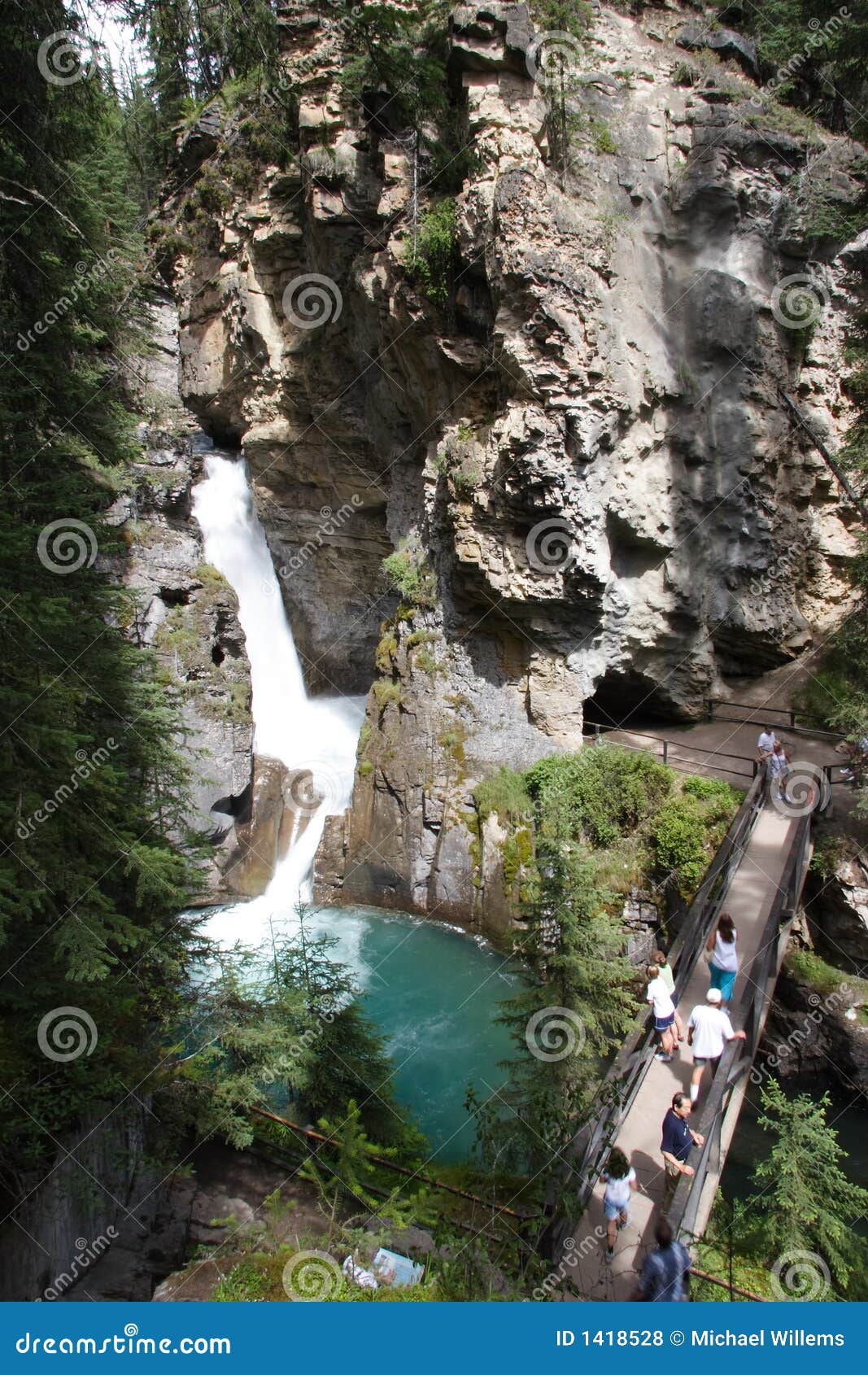 Banff Waterfall Picture. Image: 1418528