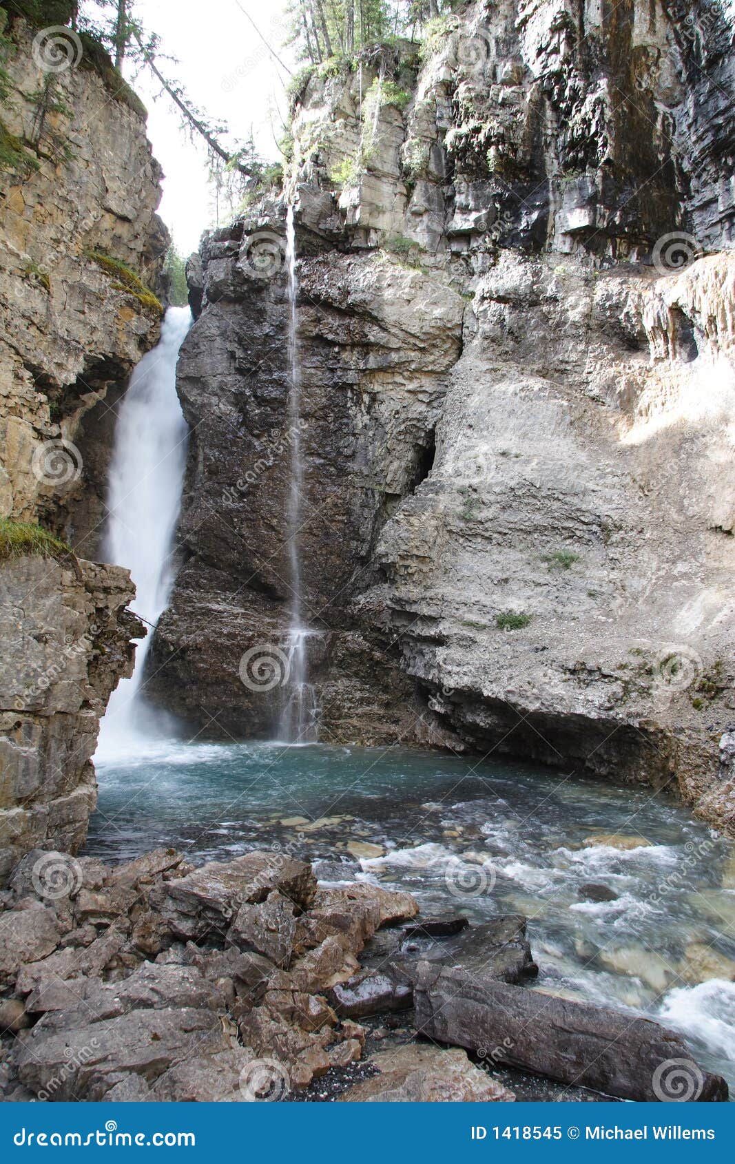 Banff Waterfall Picture. Image: 1418545