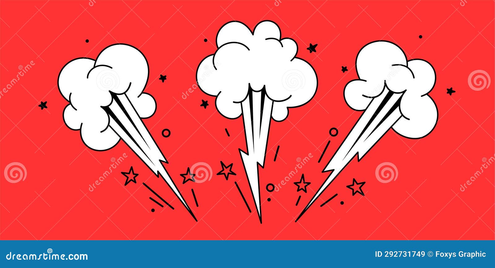 Bang Boom Comic Sounds Effect Background Sound Burst Cartoon Vector ...