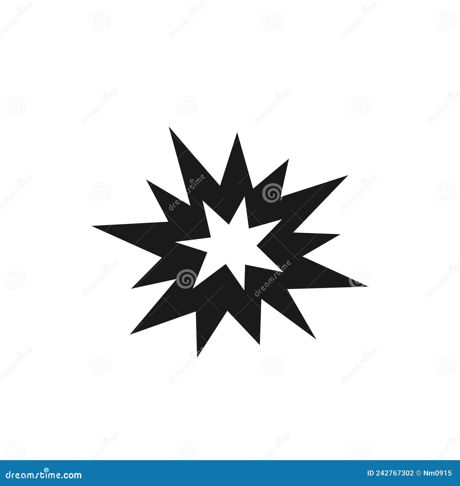 Bang Icon. Flash And Explosion Symbol. Isolated Vector Image ...