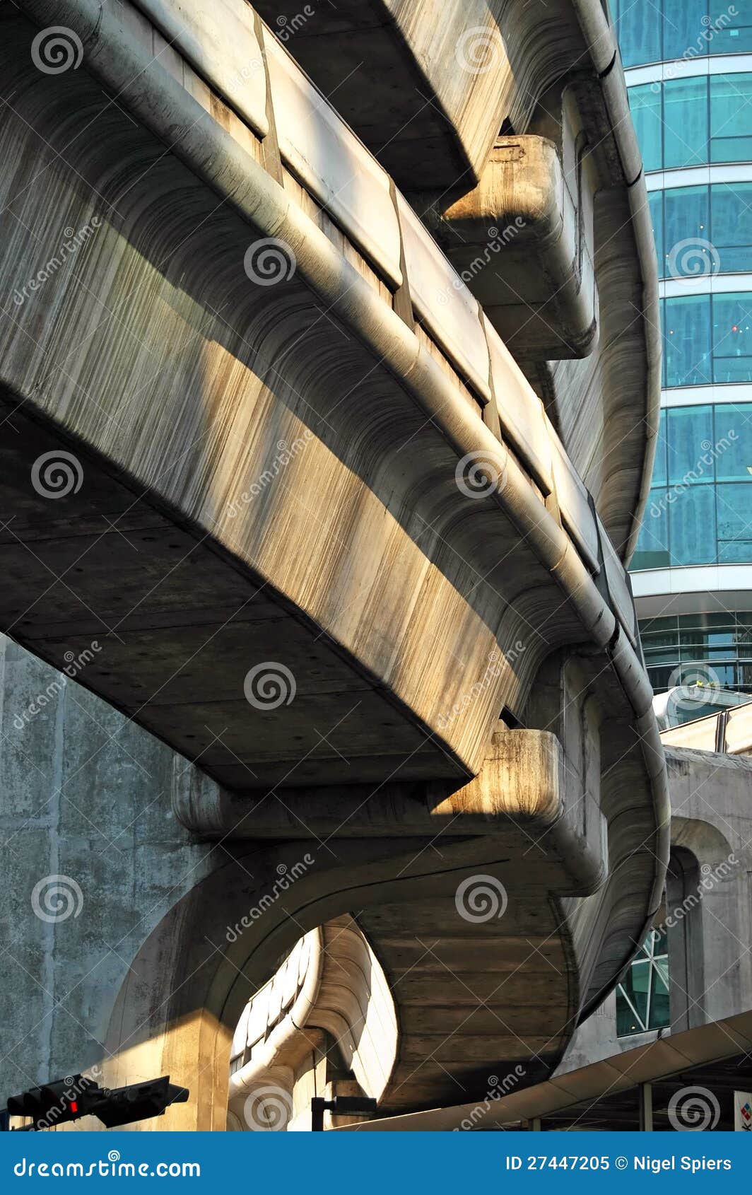 Bangkok BTS Skytrain Architecture, Thailand Stock Image - Image of ...