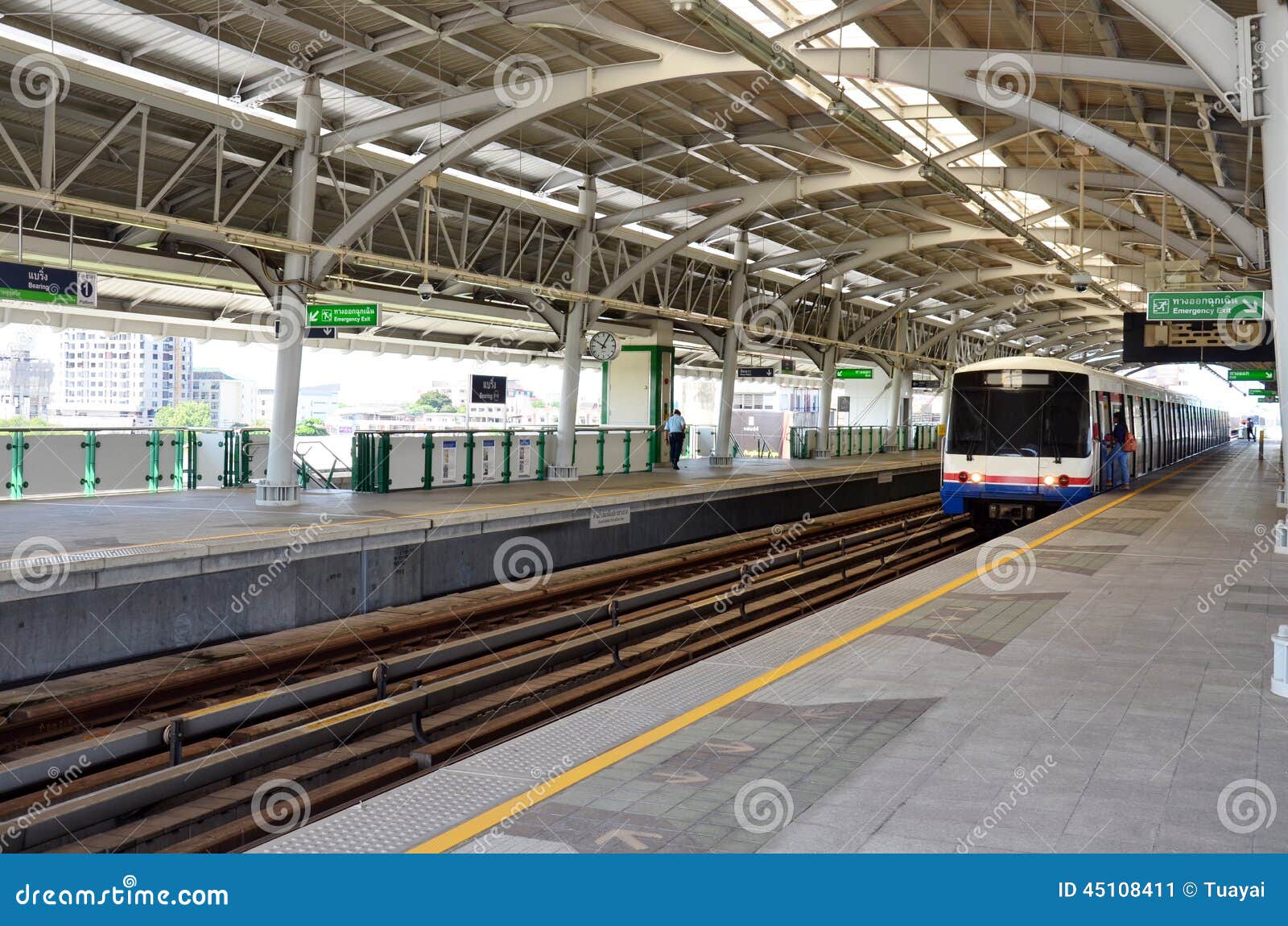 BANGKOK BTS Skytrain At Thailand. Editorial Photo | CartoonDealer.com ...