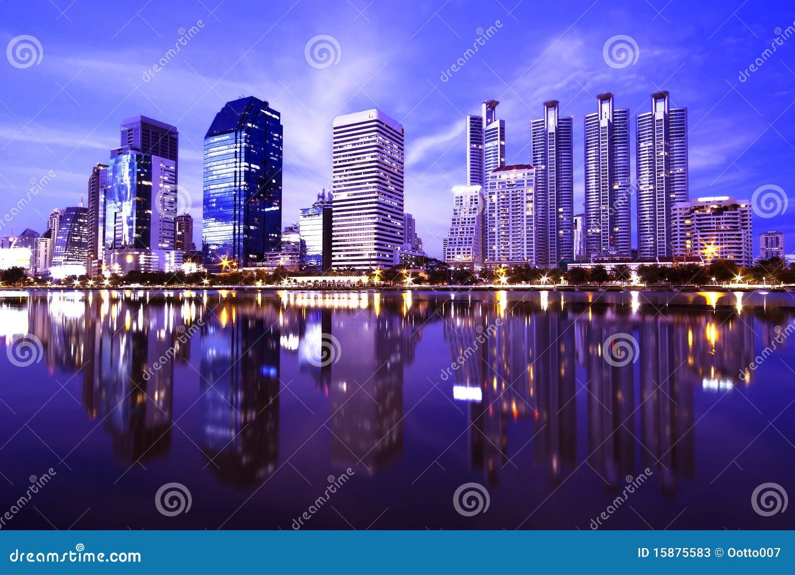 Bangkok City stock image. Image of shadow, modern, city - 15875583