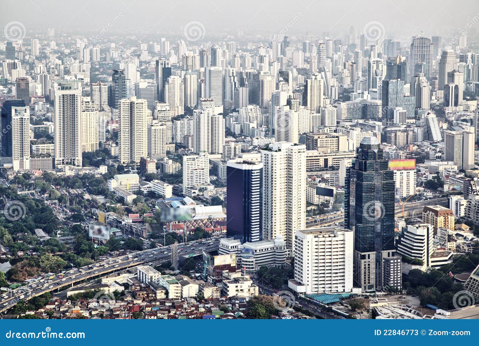 Bangkok city stock image. Image of business, thailand - 22846773