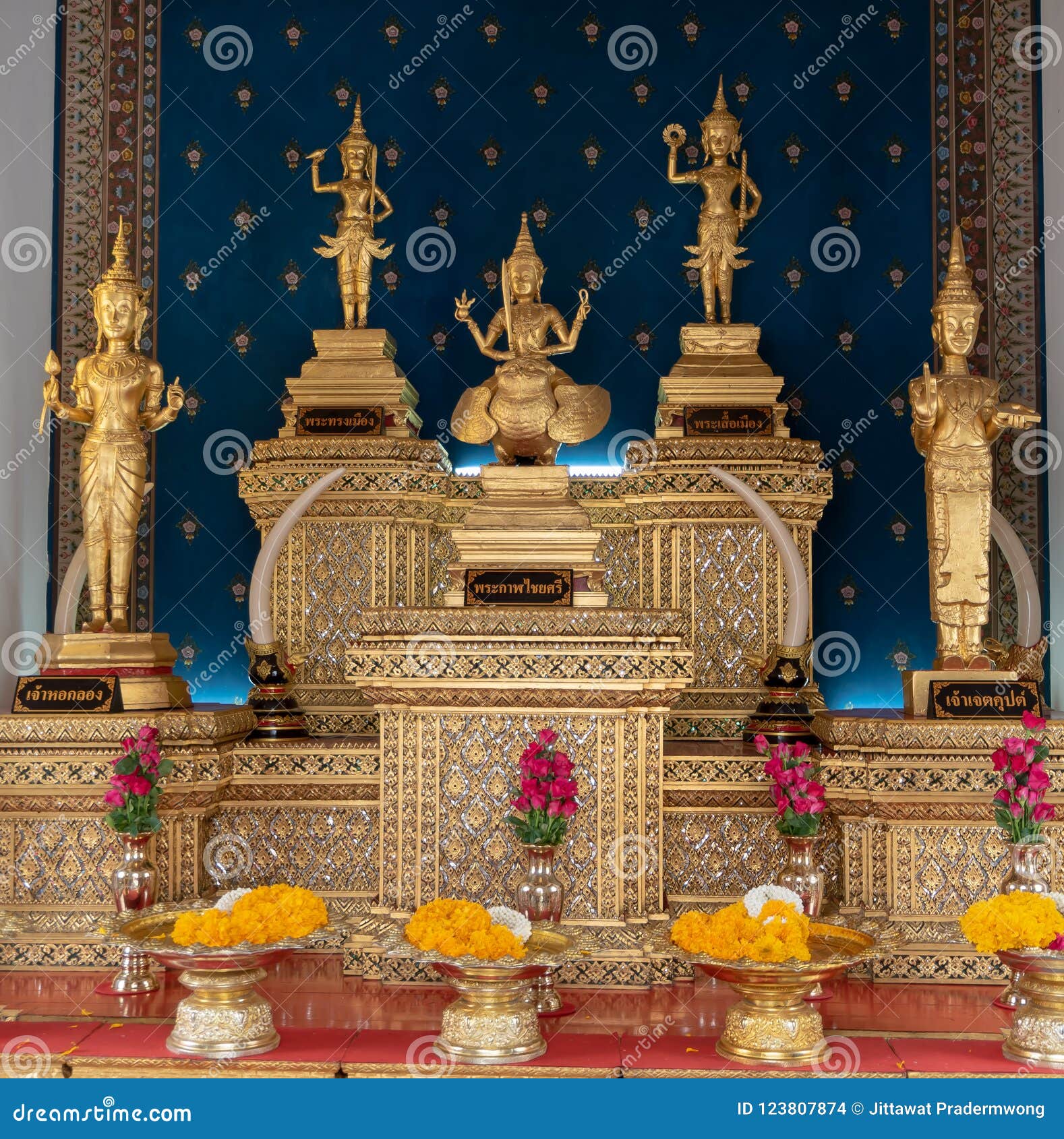 Pillar Shrine stock photo. Image of architecture, buddha - 123807874