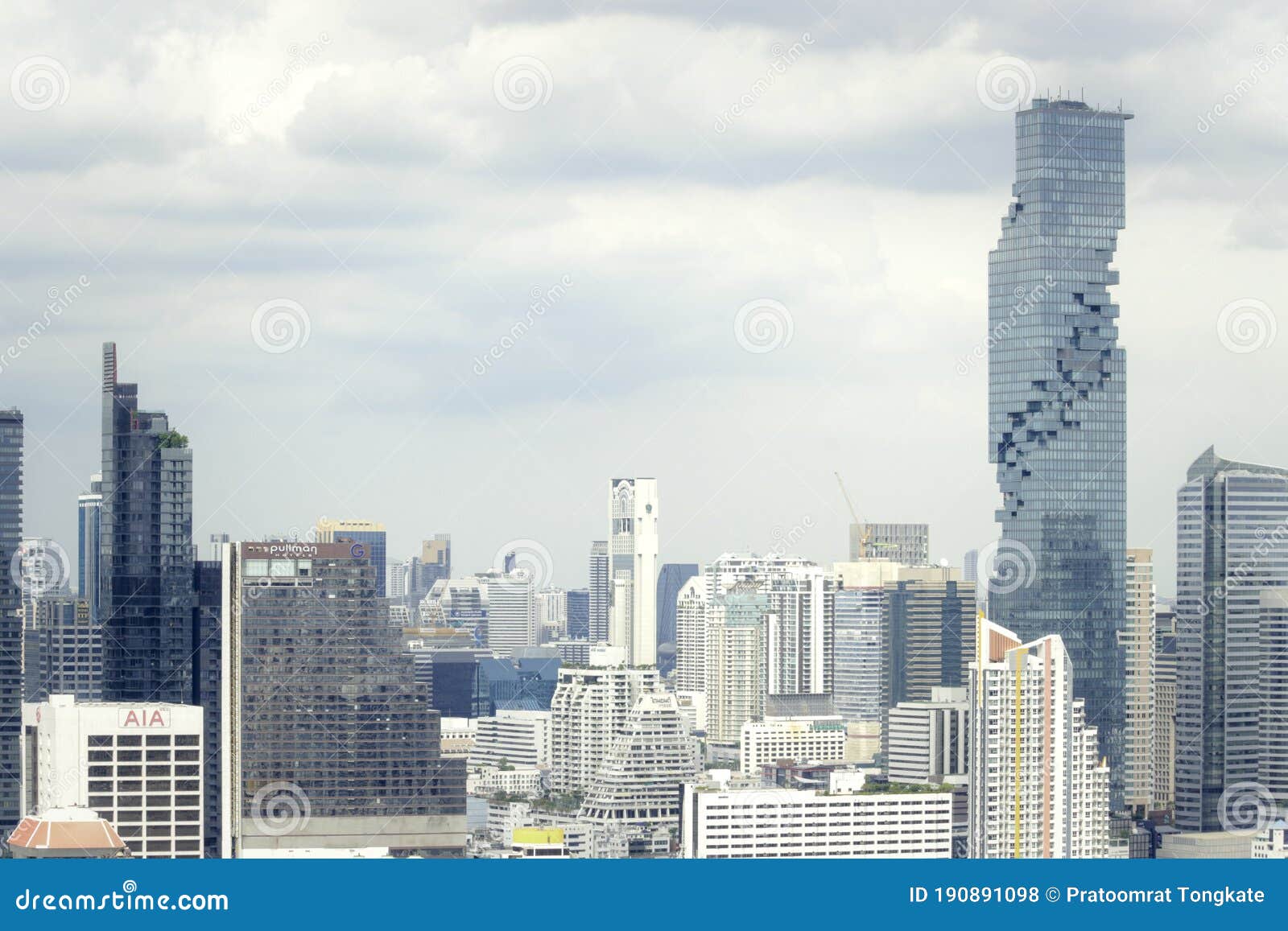 Bangkok Cityscape, Modern Office Building Skyscraper, Bangkok ...