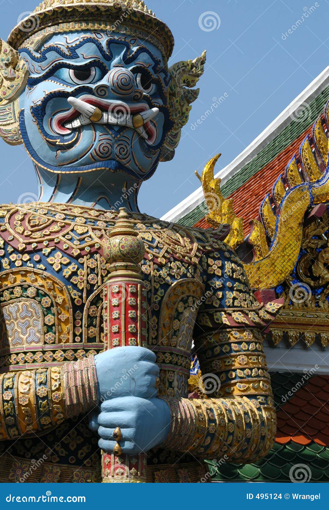 Bangkok Demon stock photo. Image of exotic, gaudy, monk - 495124