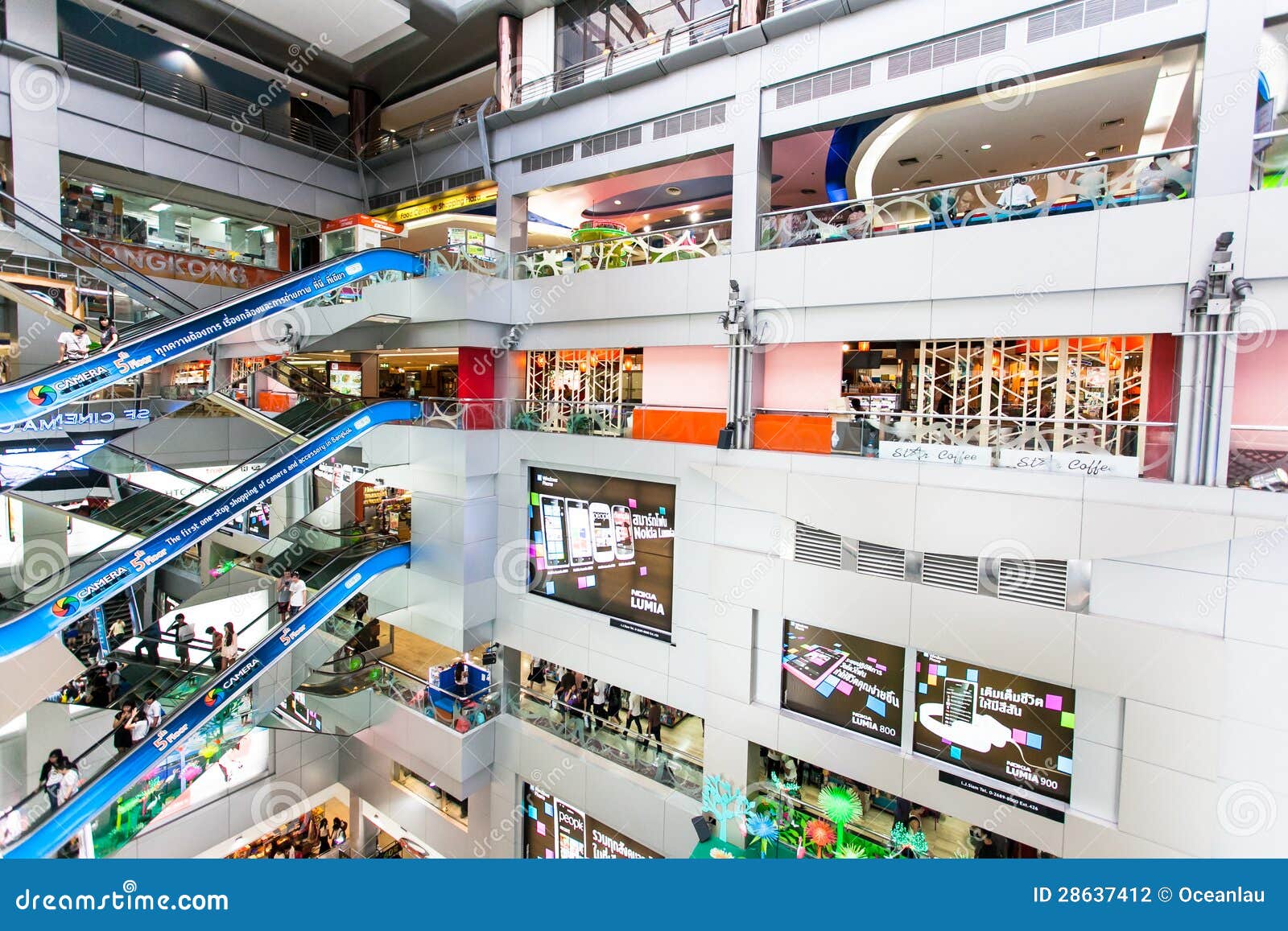 Bangkok the Mah Boonkrong (MBK) Internal Editorial Photography - Image ...