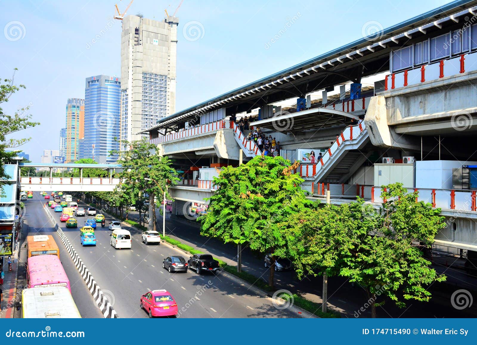 Moh Chit BTS Station Editorial Photo | CartoonDealer.com #60725323