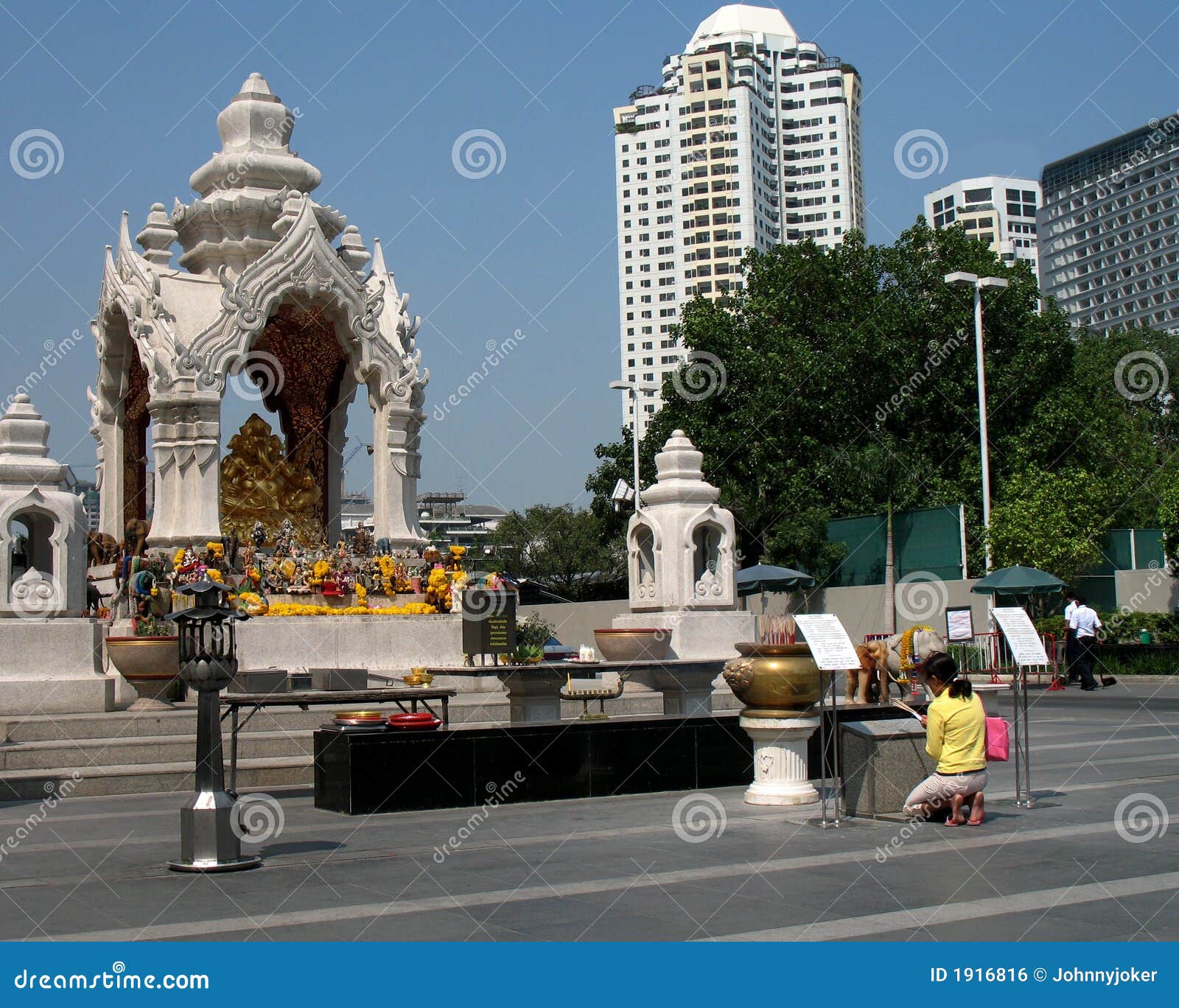 Bangkok, religious shrine stock photo. Image of religious - 1916816