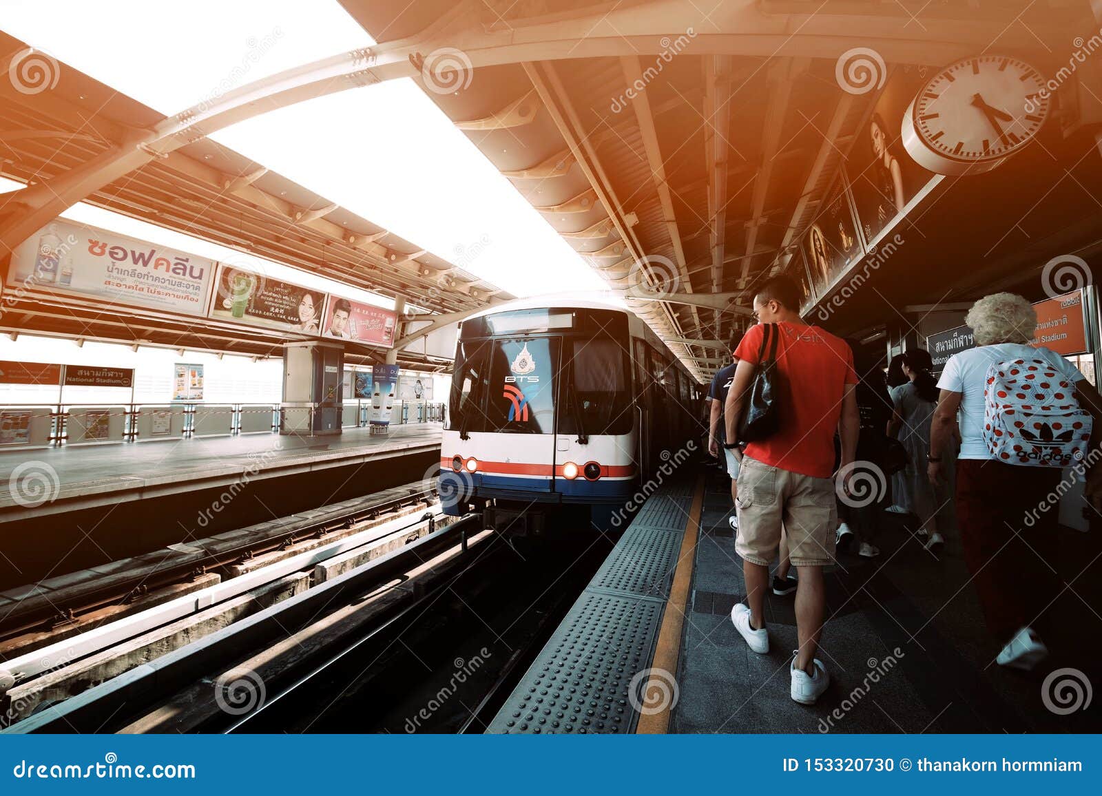 Bangkok BTS Skytrain Elevated Road Network Structural System Editorial ...