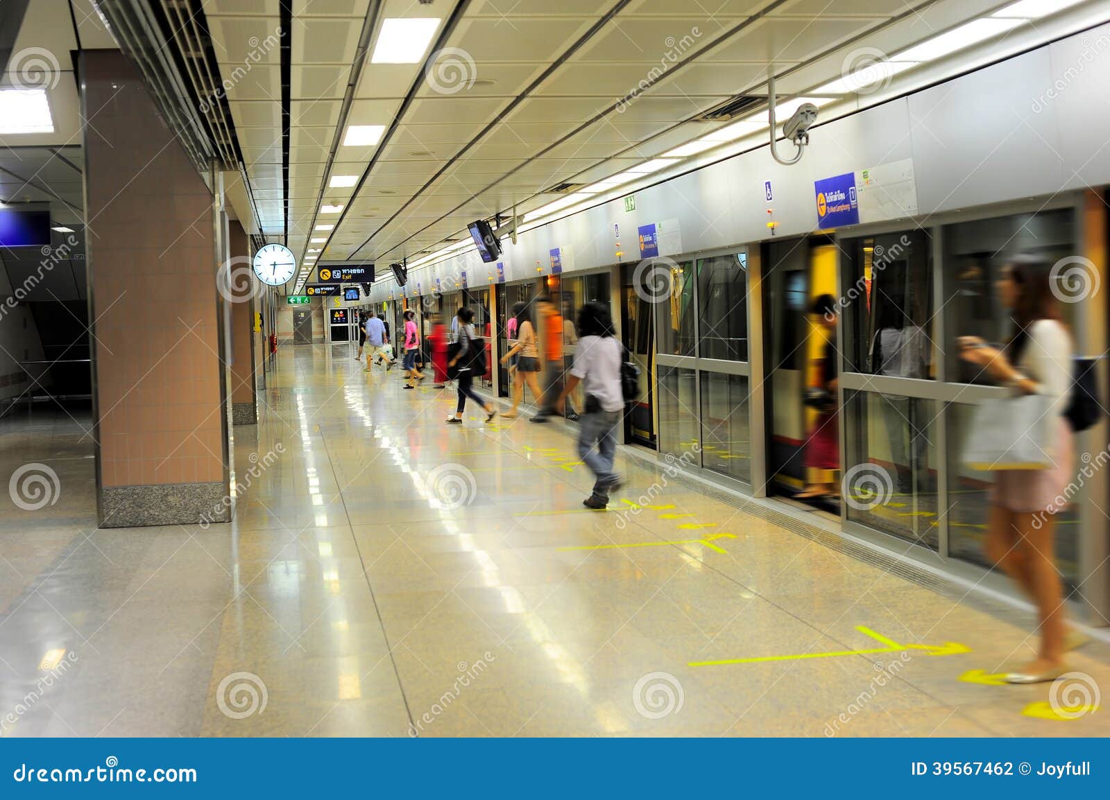 Bangkok subway stock photo. Image of language, route - 39567462