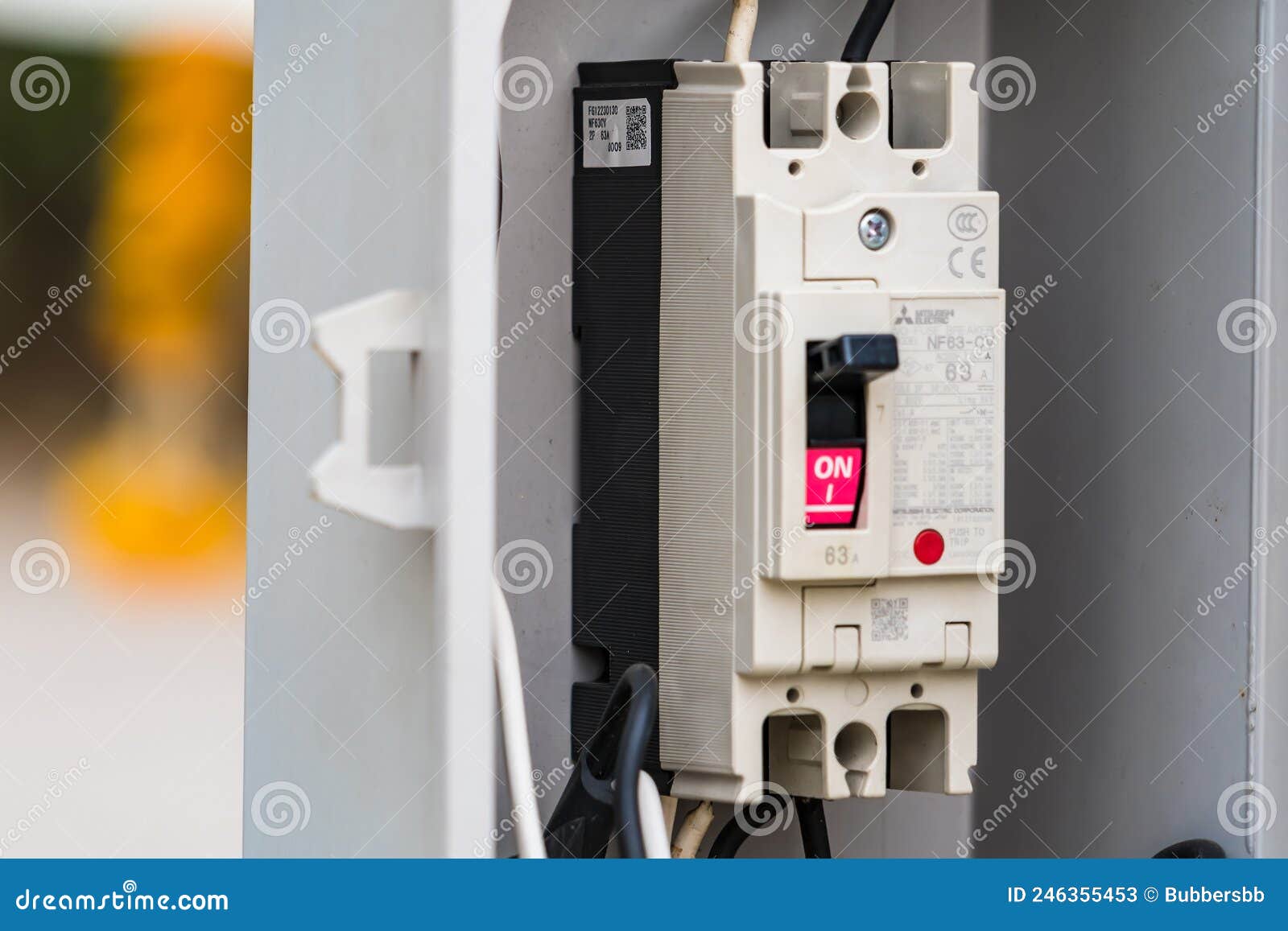 Bangkok, Thailand - April, 18, 2022 : Circuit Breakers Were Installed ...