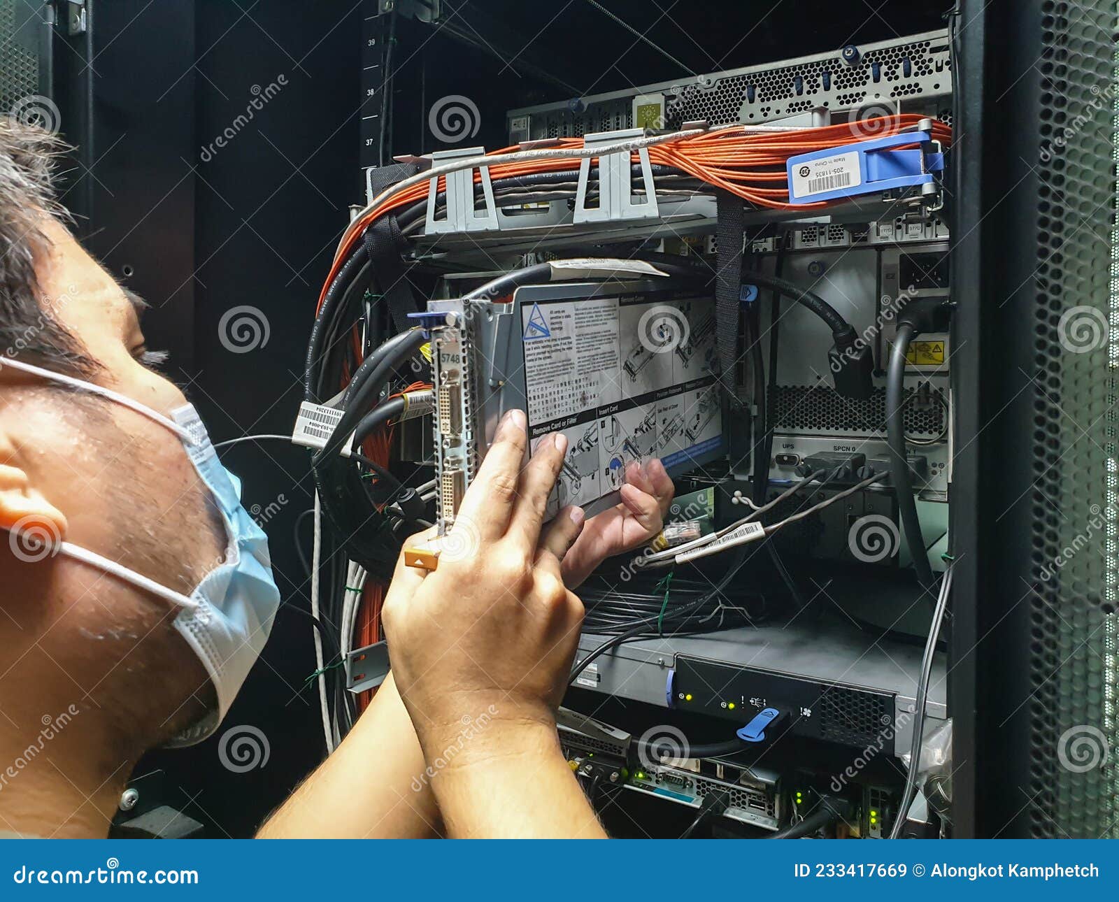 Server Raid Storage Installing Hard Disk Storage Editorial Stock Image ...