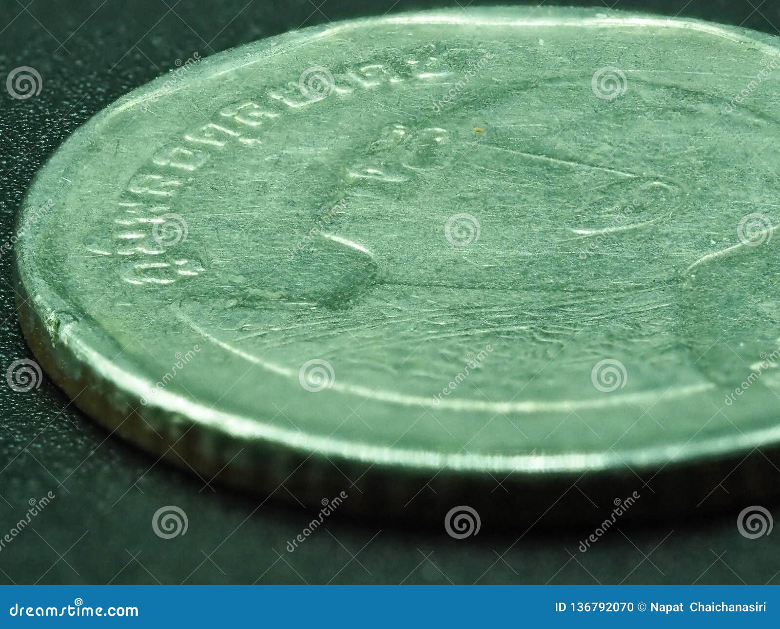 Bangkok, Thailand- Decl 29, 2016 : Thailand`s Coin 5 Baht Front Side ...