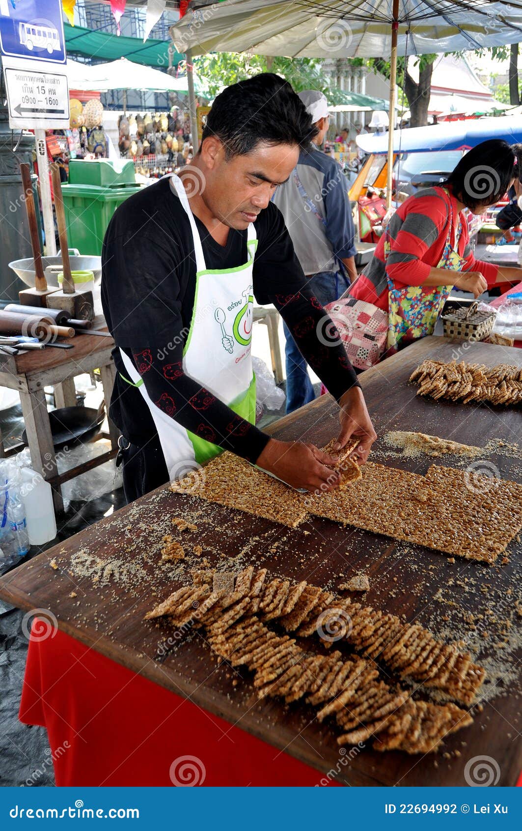 Bangkok, Thailand: Man Making Candy Editorial Photography - Image of ...