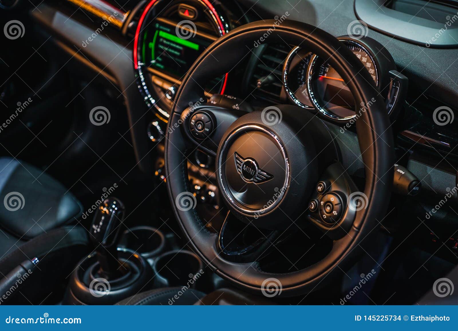 Bangkok, Thailand - March 31, 2019: Interior and Multifunction Control ...