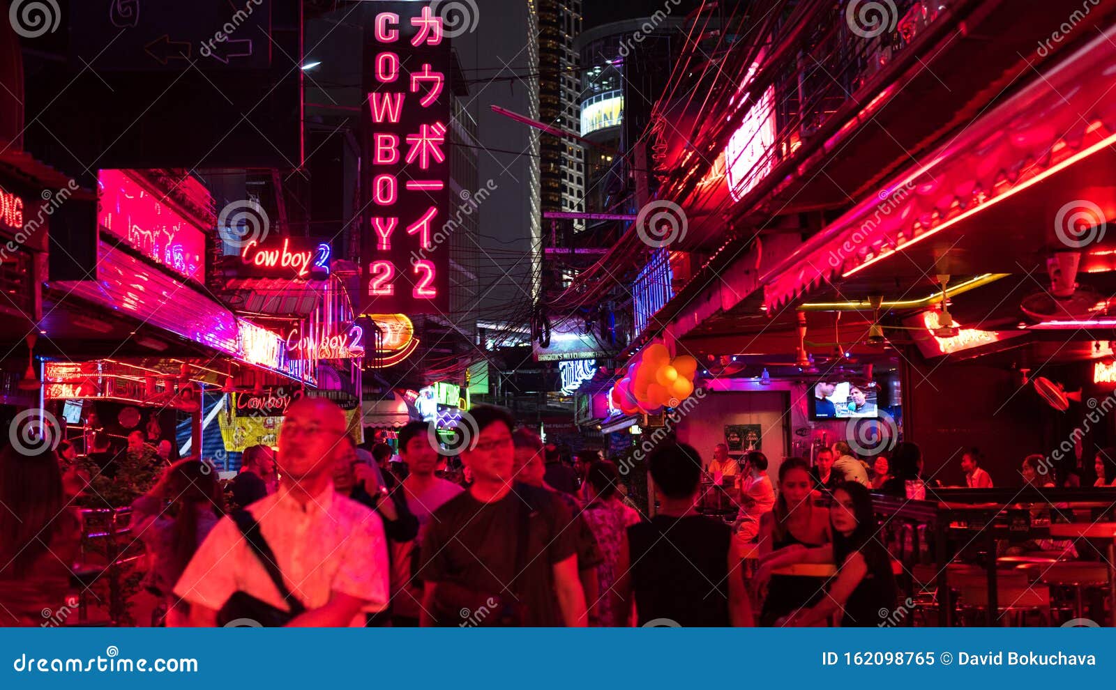 Bangkok, Thailand: Neon Lights of Soi Cowboy, a Famous Red-light Street ... Bangkok, Thailand: Neon Lights of Soi Cowboy, a Famous Red-light Street ...