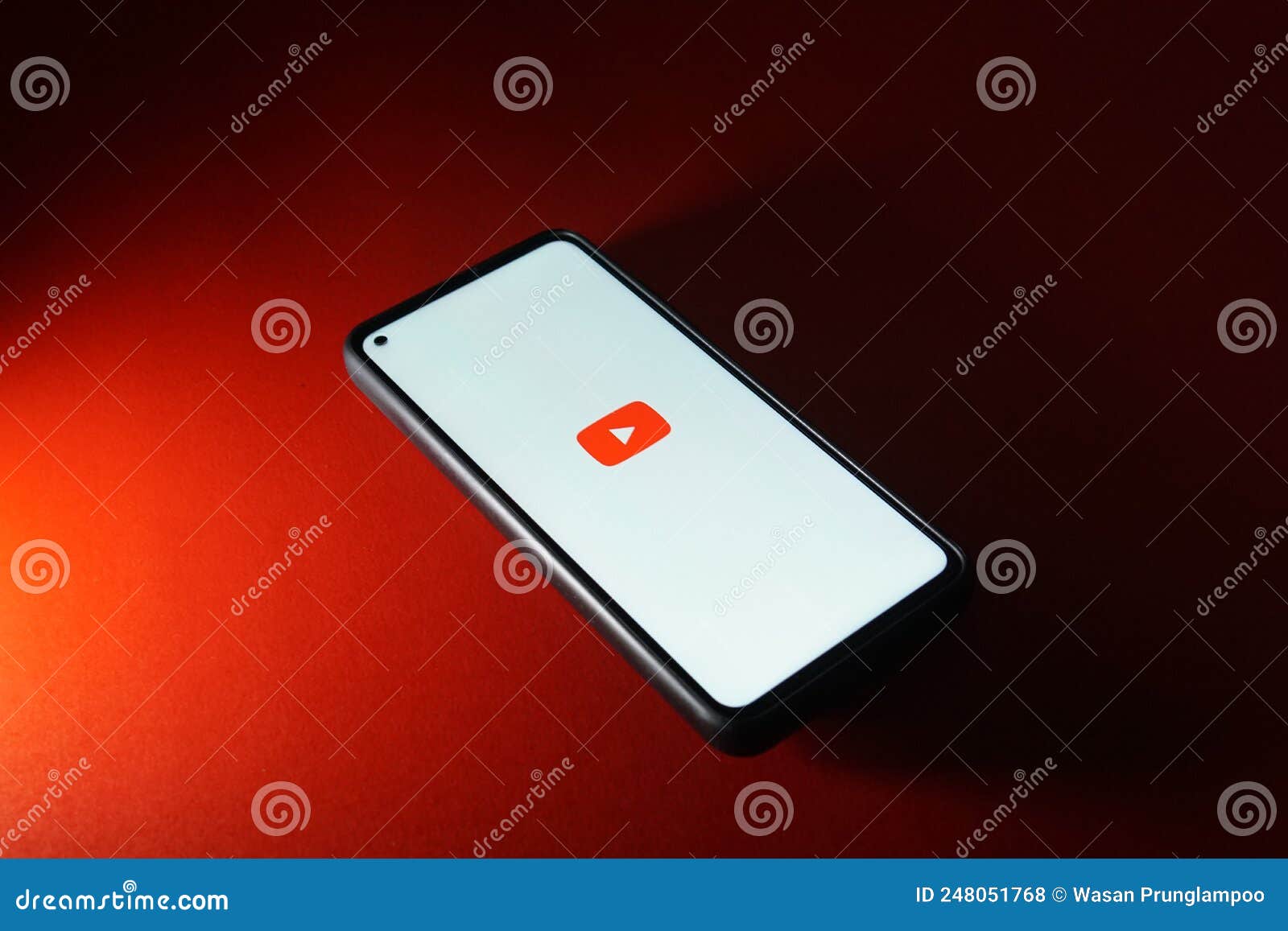 BANGKOK, THAILAND - May 24, 2022: Youtube Application Logo on ...