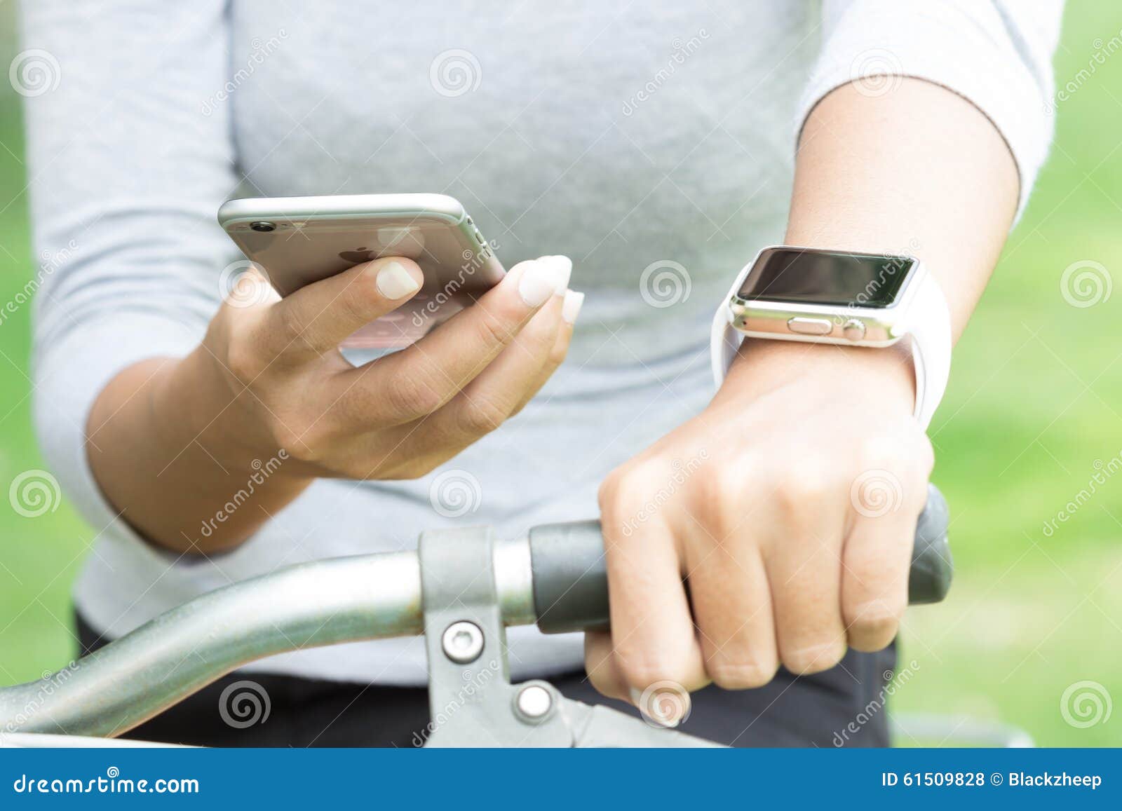 BANGKOK, THAILAND - Oct 29, 2015: Women Using Application on Iphone ...
