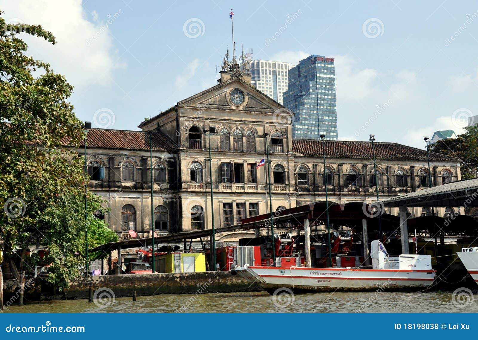Bangkok, Thailand: Old Customs House Editorial Stock Photo - Image of ...