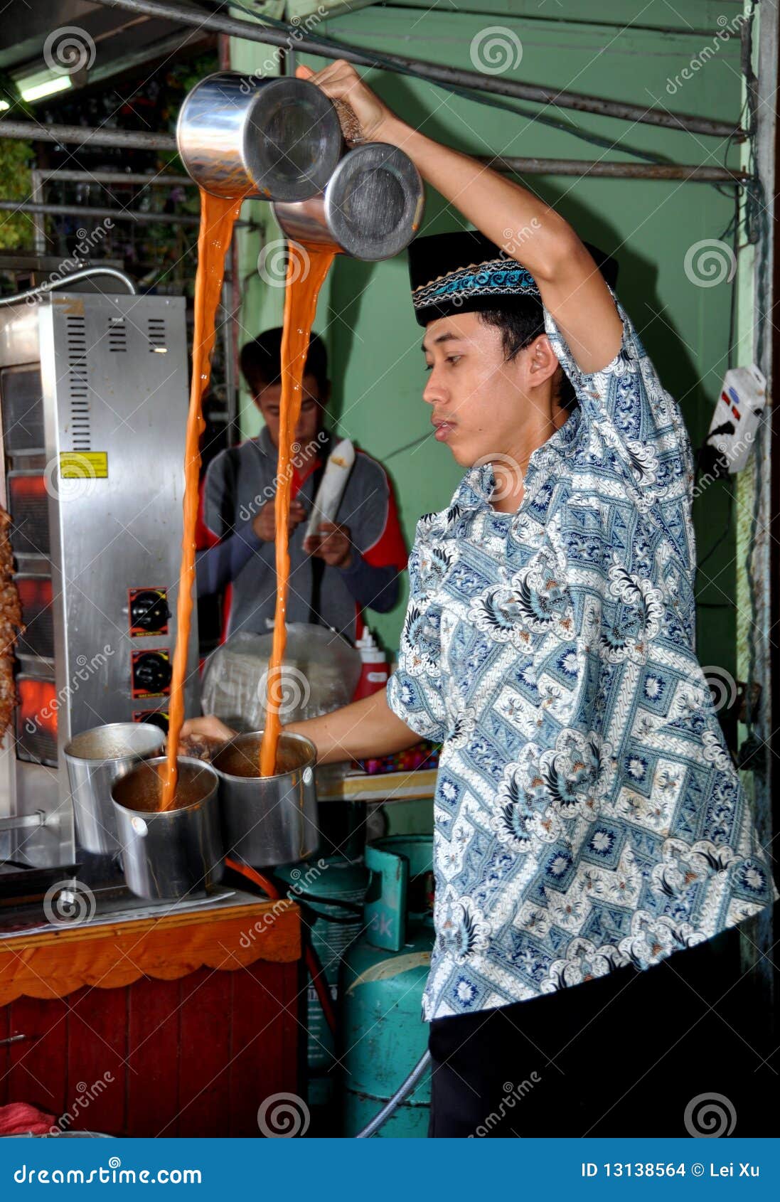 Bangkok, Thailand: Pull-Tea Seller Editorial Stock Image - Image of ...