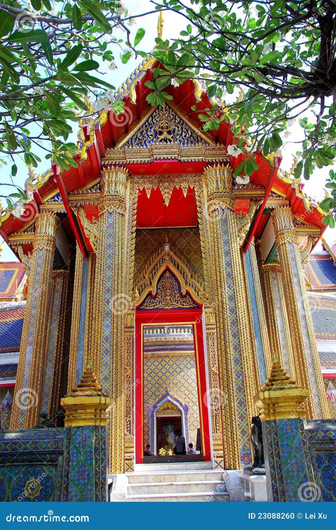 Bangkok, Thailand: Royal Wat Ratchabophit Editorial Image - Image of ...