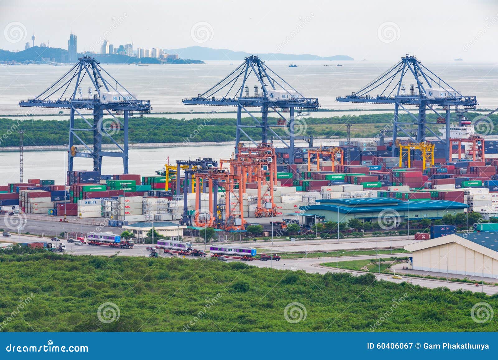 Bangkok, Thailand - September 28, 2015 : Container Cargo Freight ...
