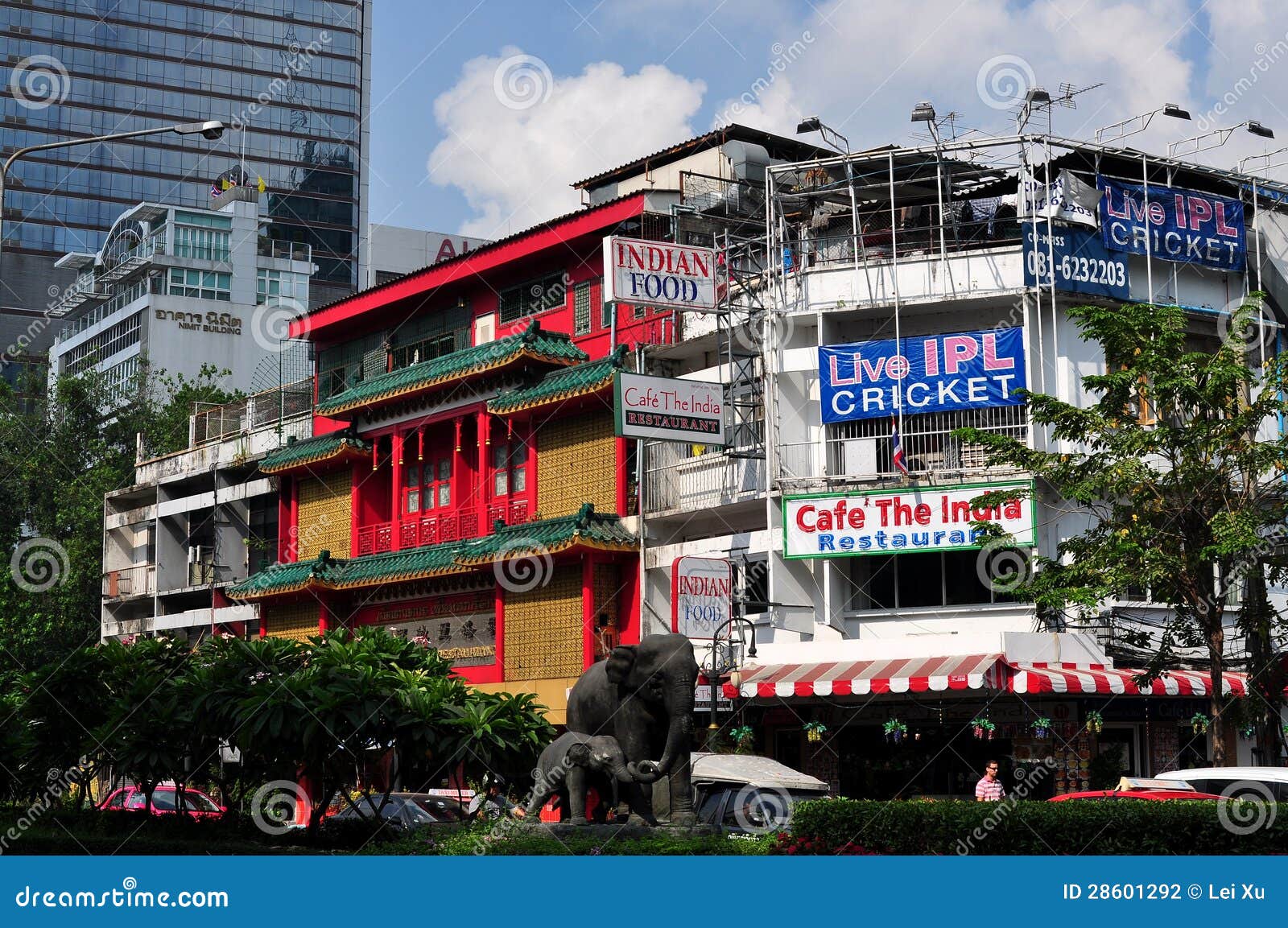 Bangkok, Thailand: Silom Road Buildings Editorial Photography - Image ...