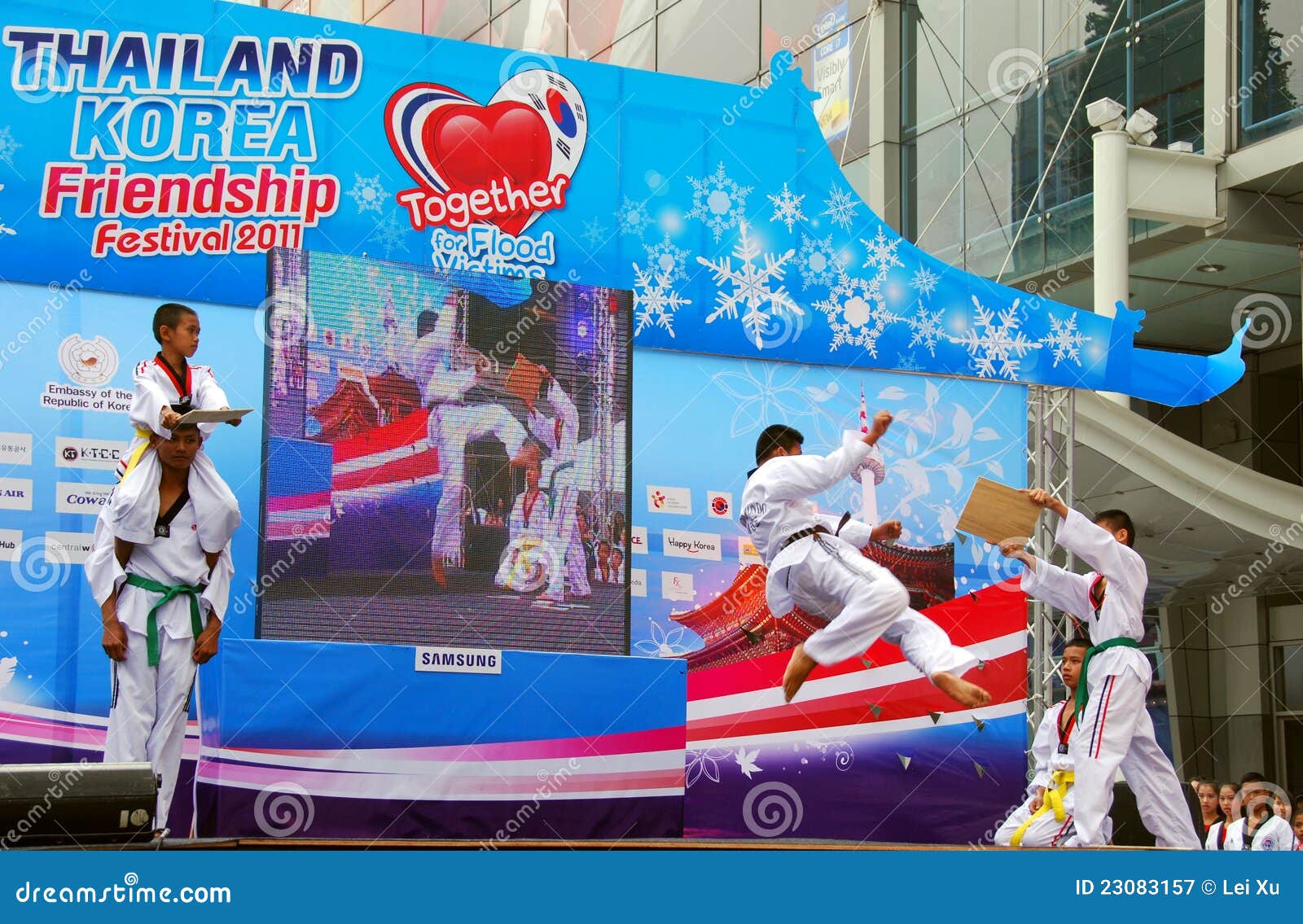 Bangkok, Thailand: Tai Kwan Do Performance Editorial Photography ...