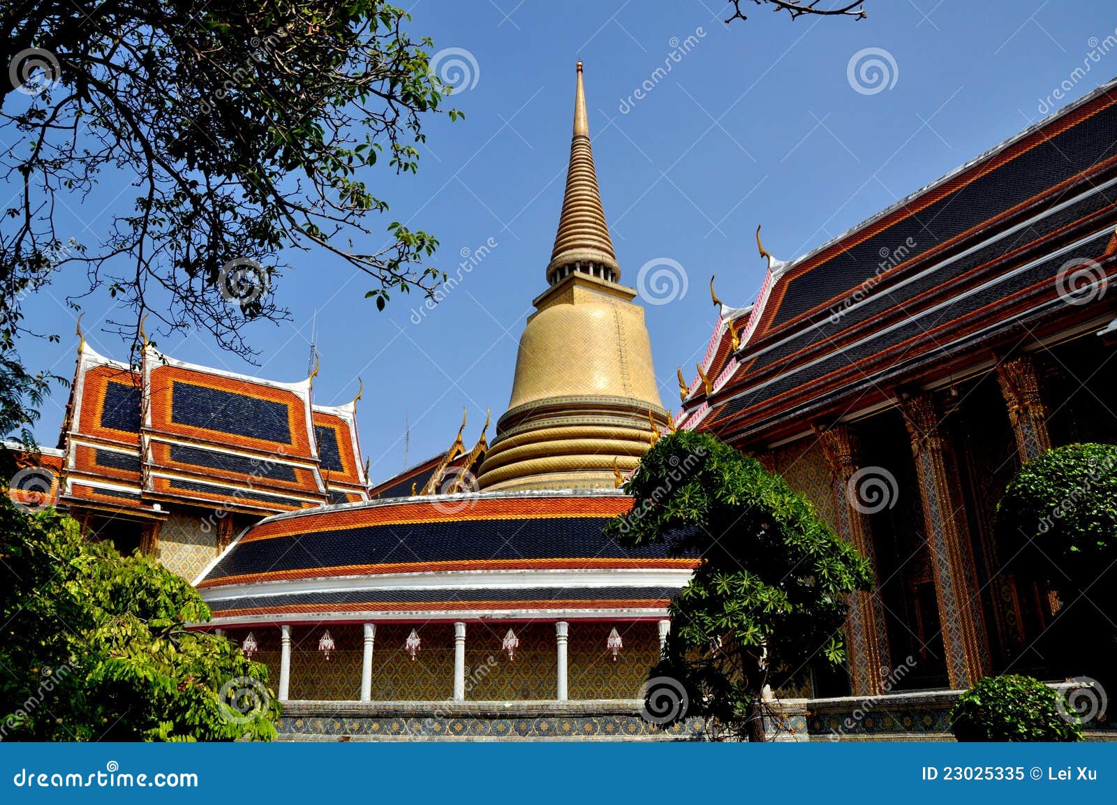 Bell-shaped Buildings And Statues With Balinese Characteristics. Named ...