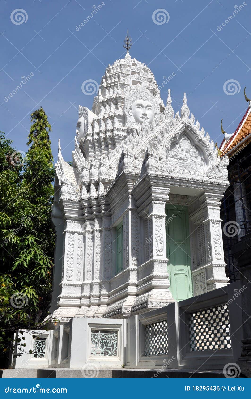 Bangkok, Thailand: Wat Ratchapradit Stock Photo - Image of four ...