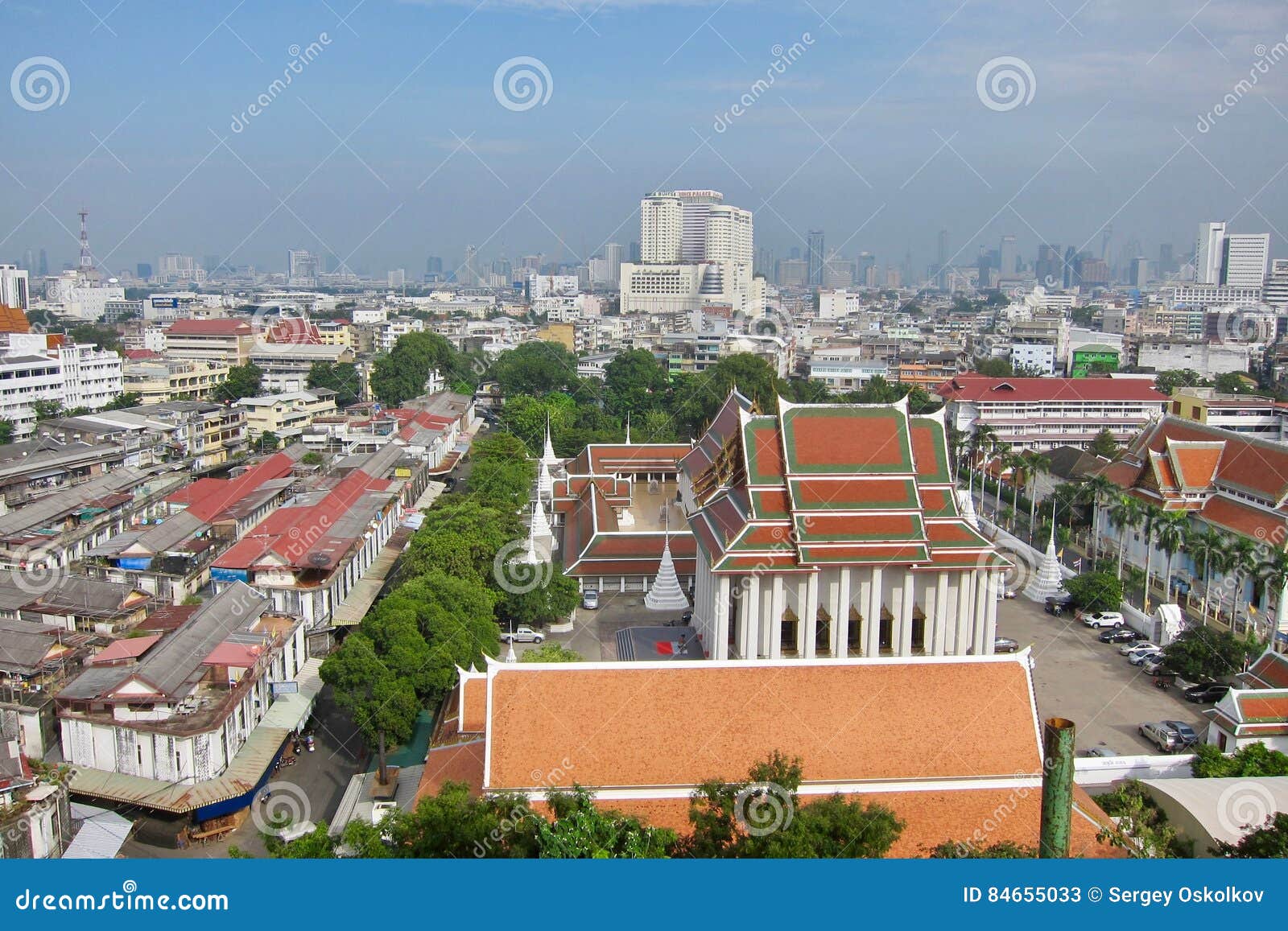 Bangkok View from the Golden Mount Editorial Stock Photo - Image of ...