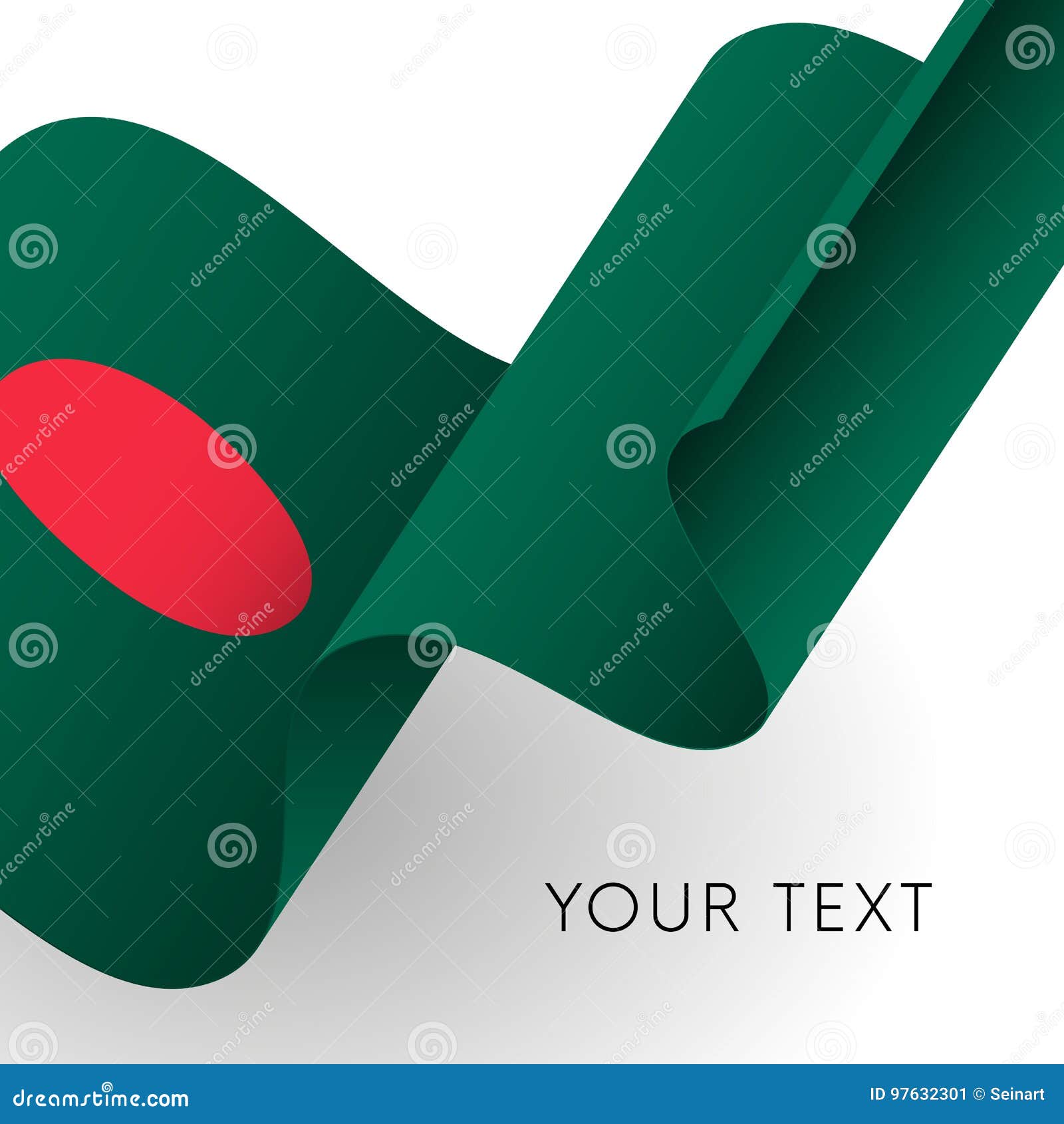 Bangladesh Flag. Patriotic Design. Vector. Stock Vector - Illustration ...