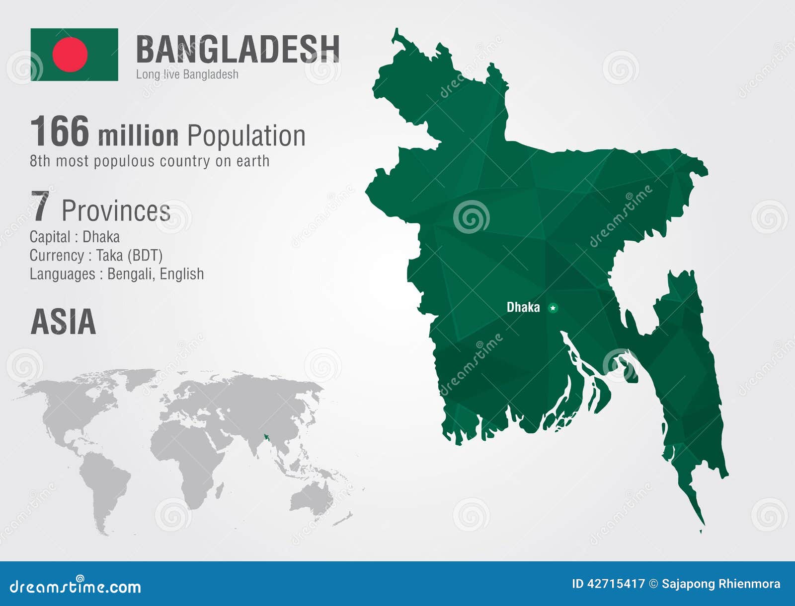 Bangladesh, Map, World, Bangla Mobile App Button. Android And IOS Line ...