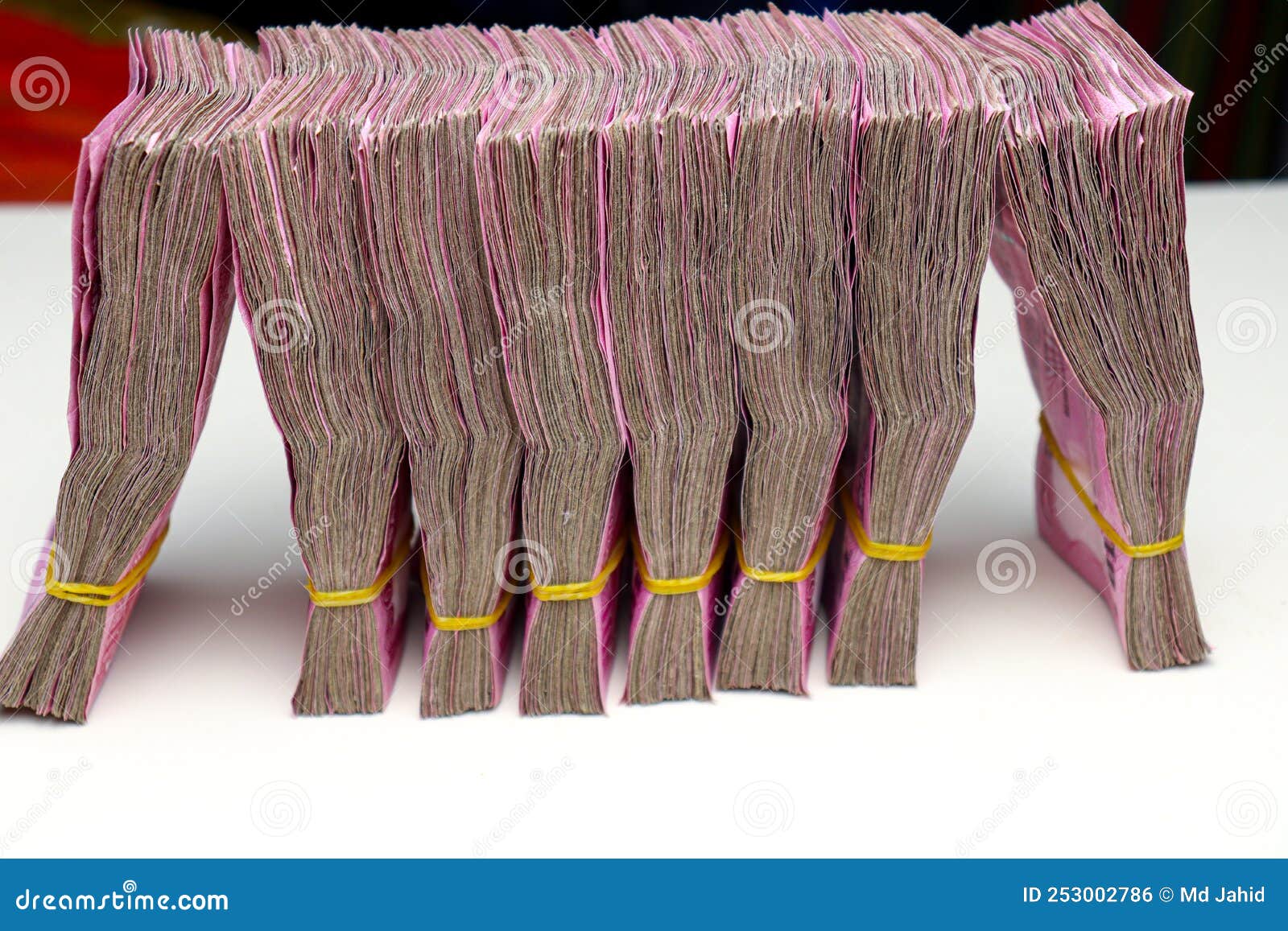 Bangladeshi Bank Note Bundle Stock Stock Photo - Image of capital ...