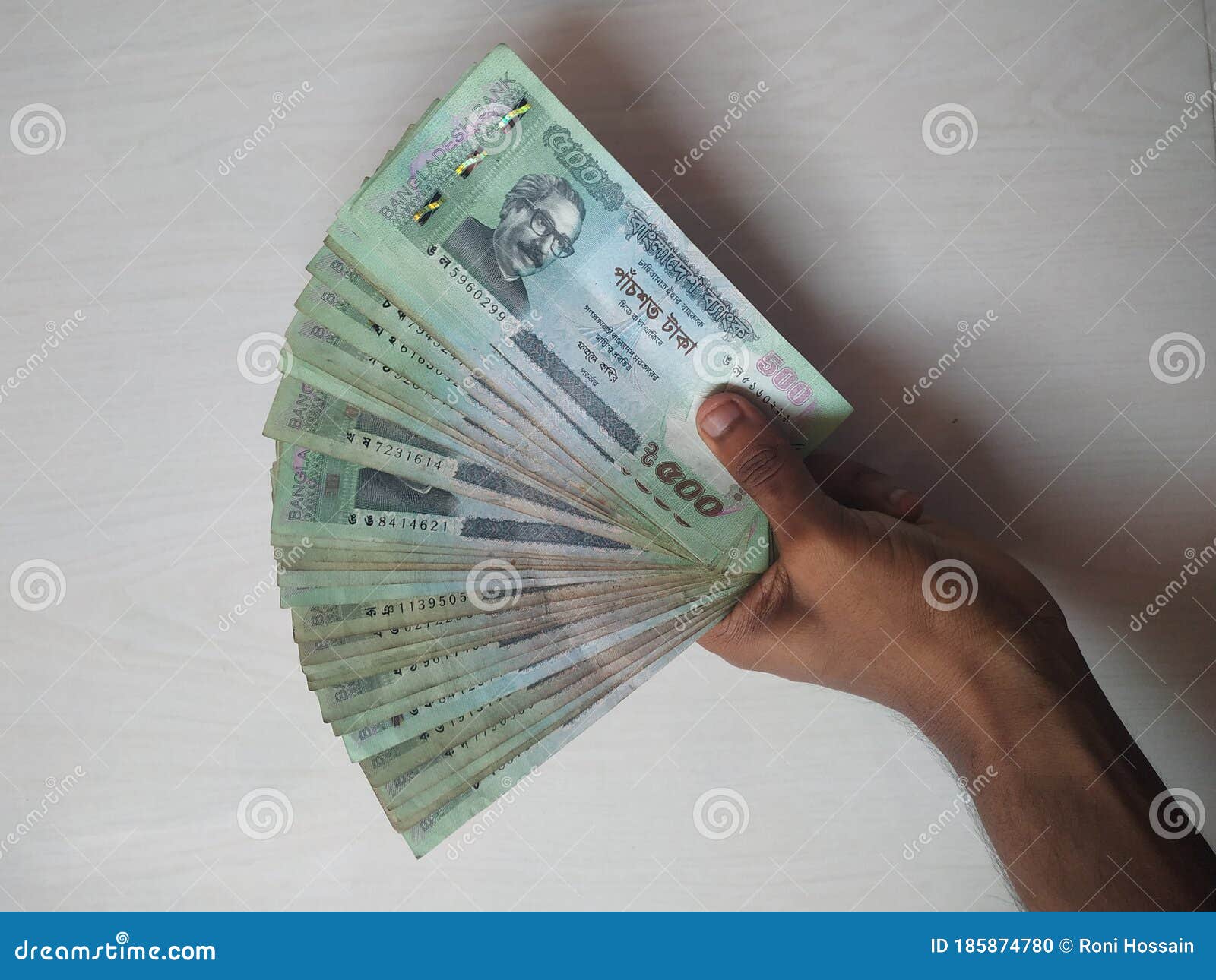 Bangladeshi money 500 tk stock photo. Image of label - 185874780
