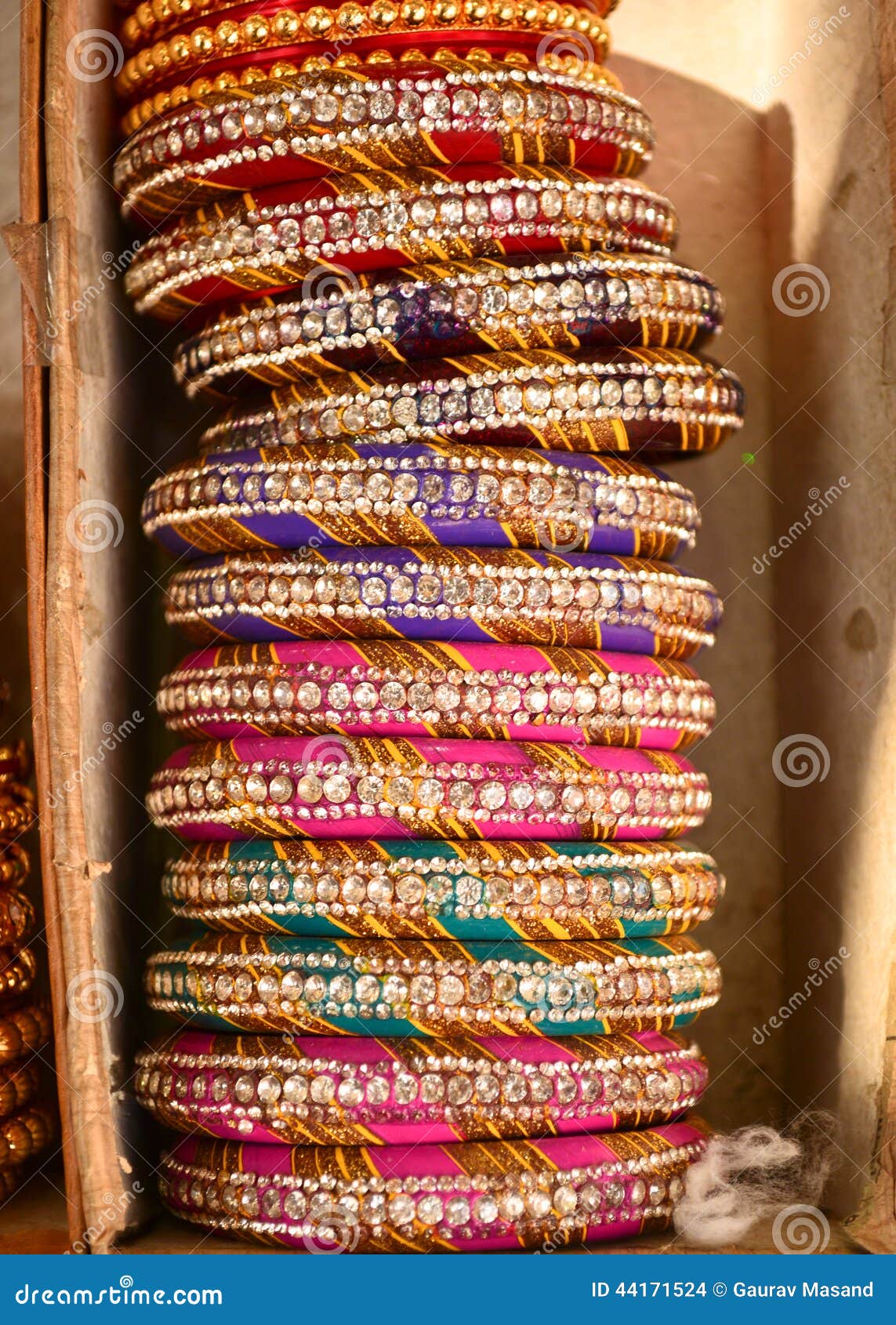 Bangles in Bangle Shop India Stock Photo - Image of beautiful, kada ...